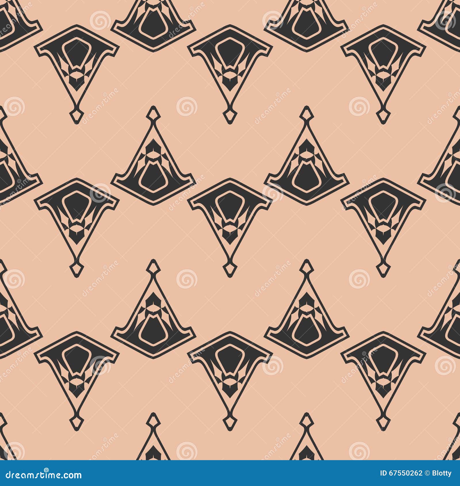 Seamless Tileable Background Pattern Stock Vector - Illustration of ...