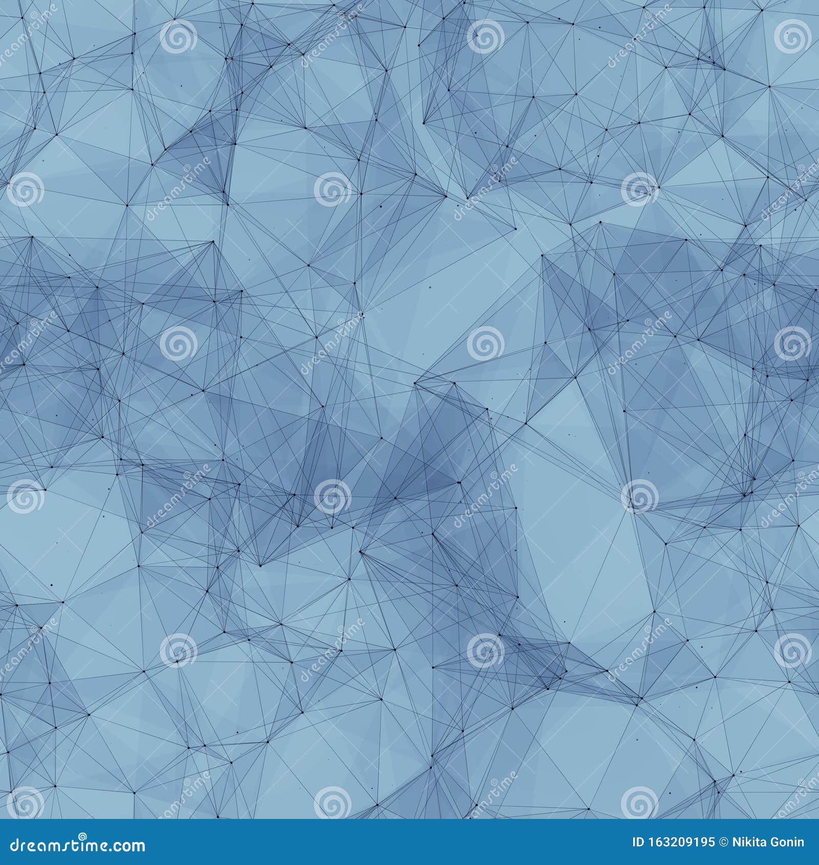 Futuristic Network Shape Abstract Render With DOF Stock Photography ...