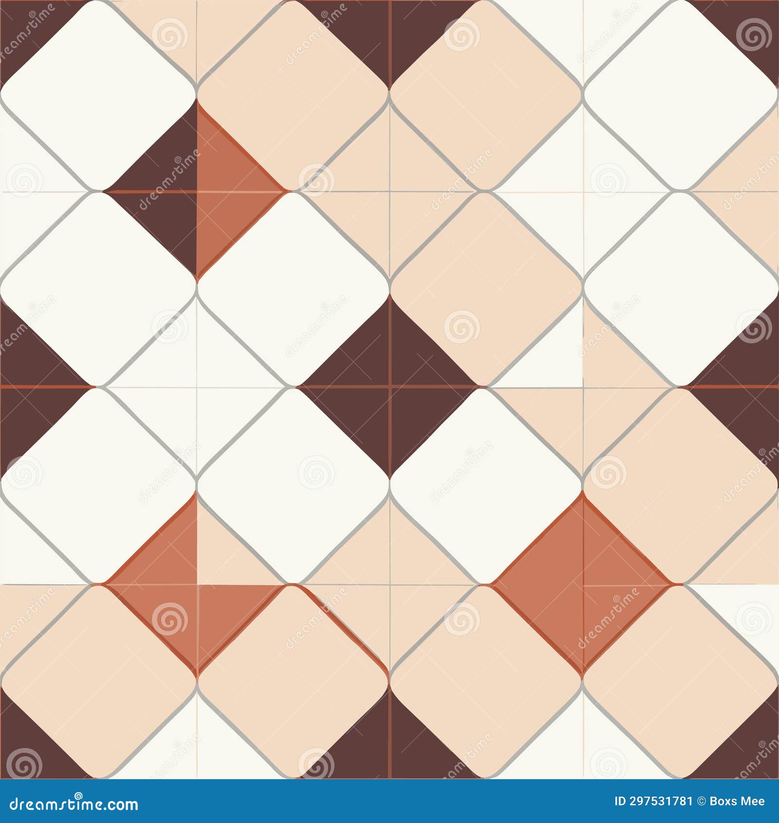 Seamless Tileable Geometric Pattern for Fabrics and Textiles and ...