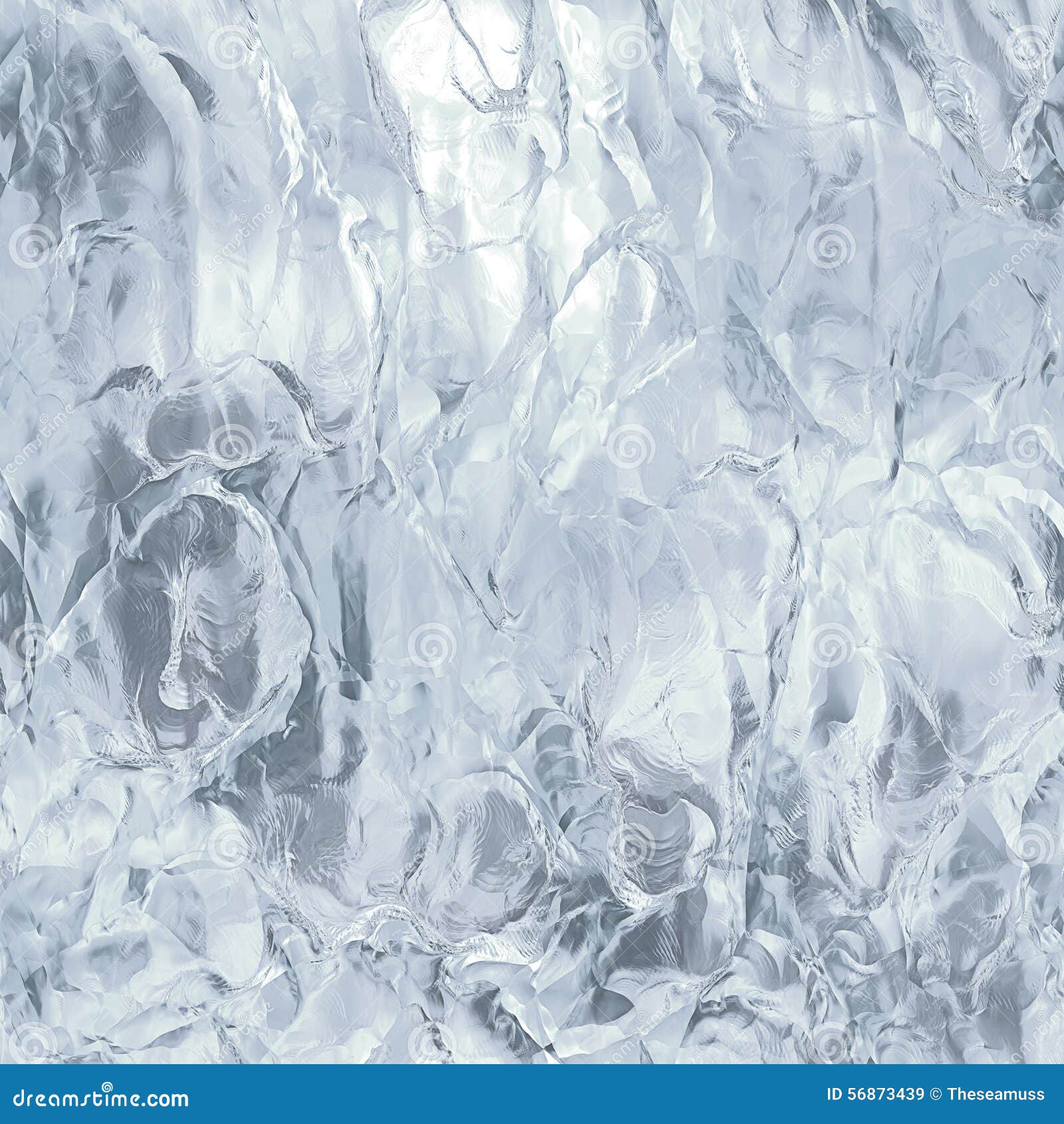 Seamless Tileable Ice Texture. Frozen Water Stock Image - Image of ...