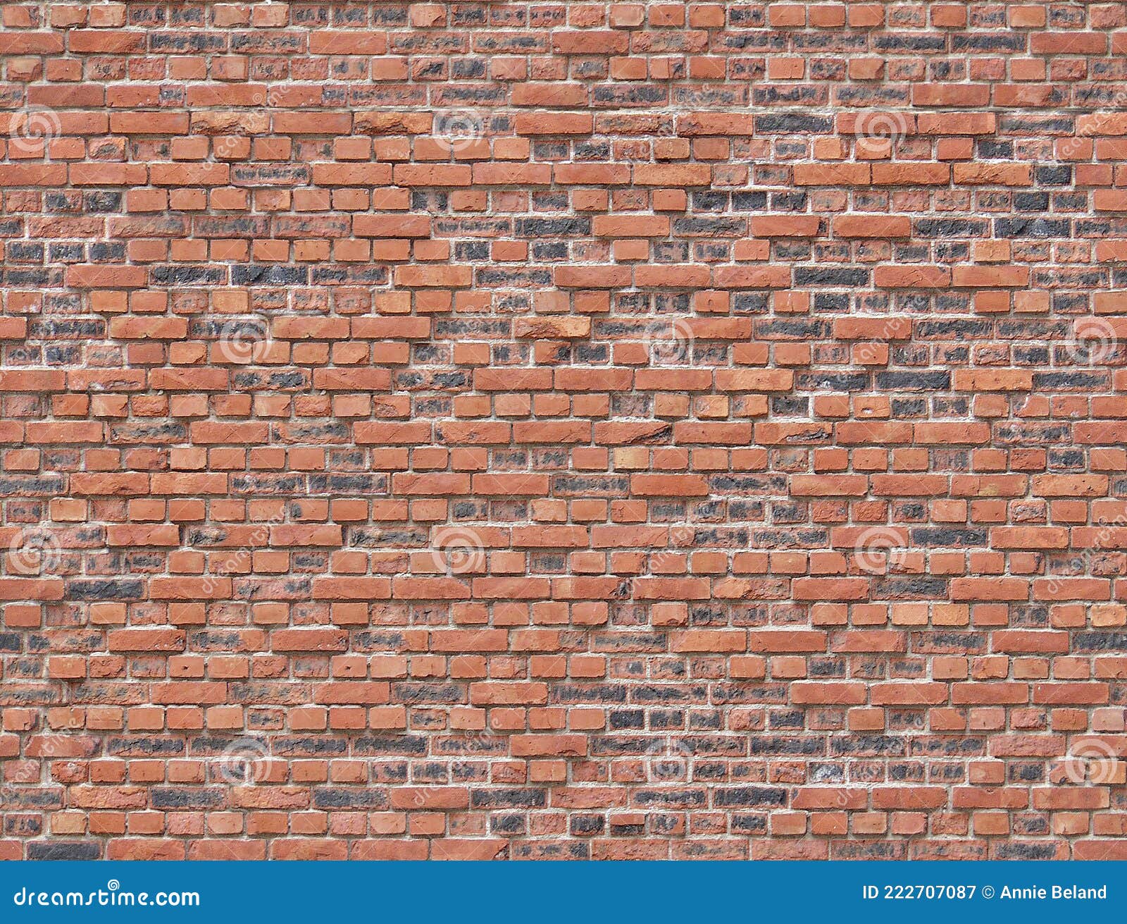 Seamless Tileable Texture of a Brick Wall Stock Image - Image of ...