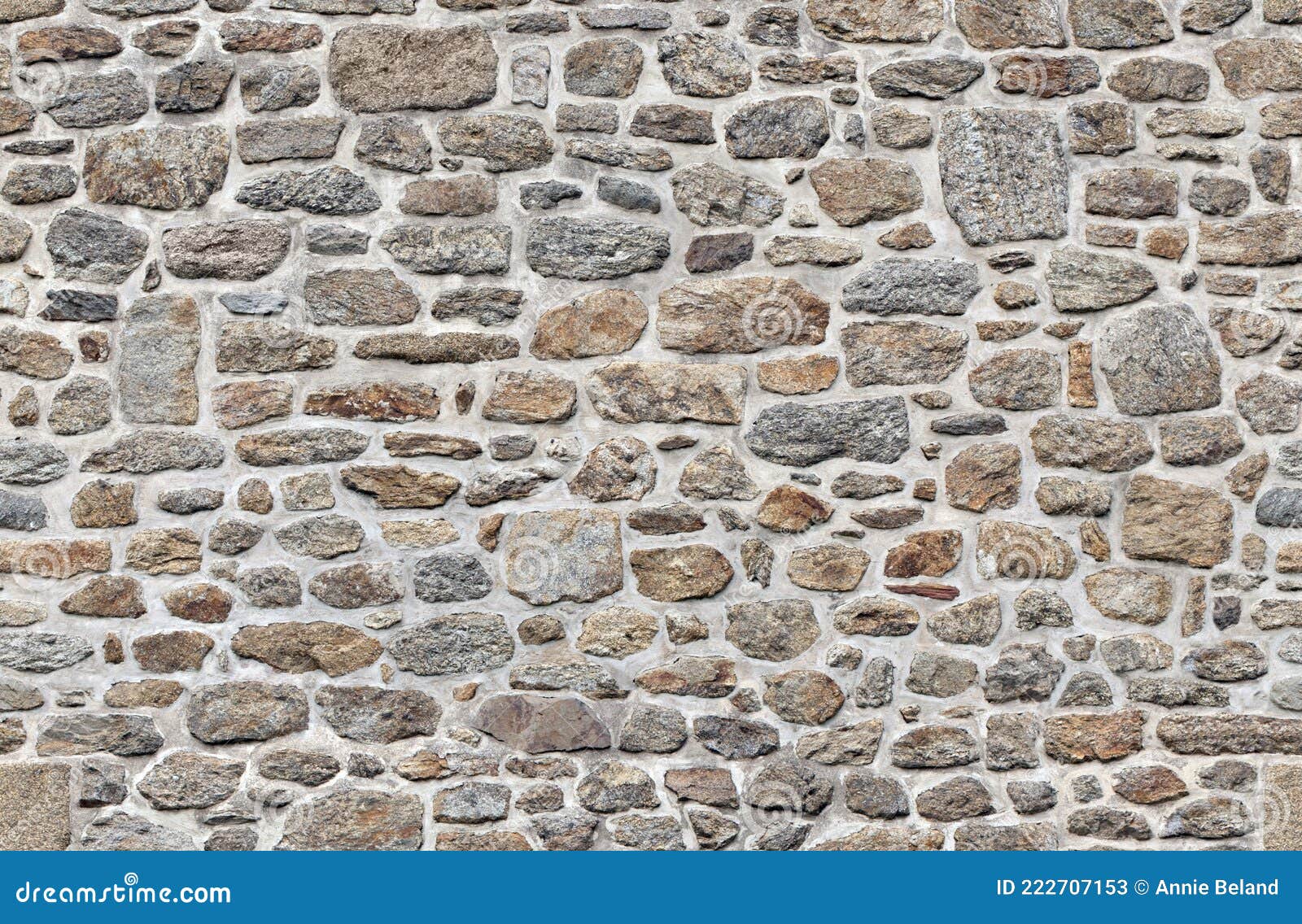 Seamless Tileable Texture Of Field Stone Wall Royalty-Free Stock ...