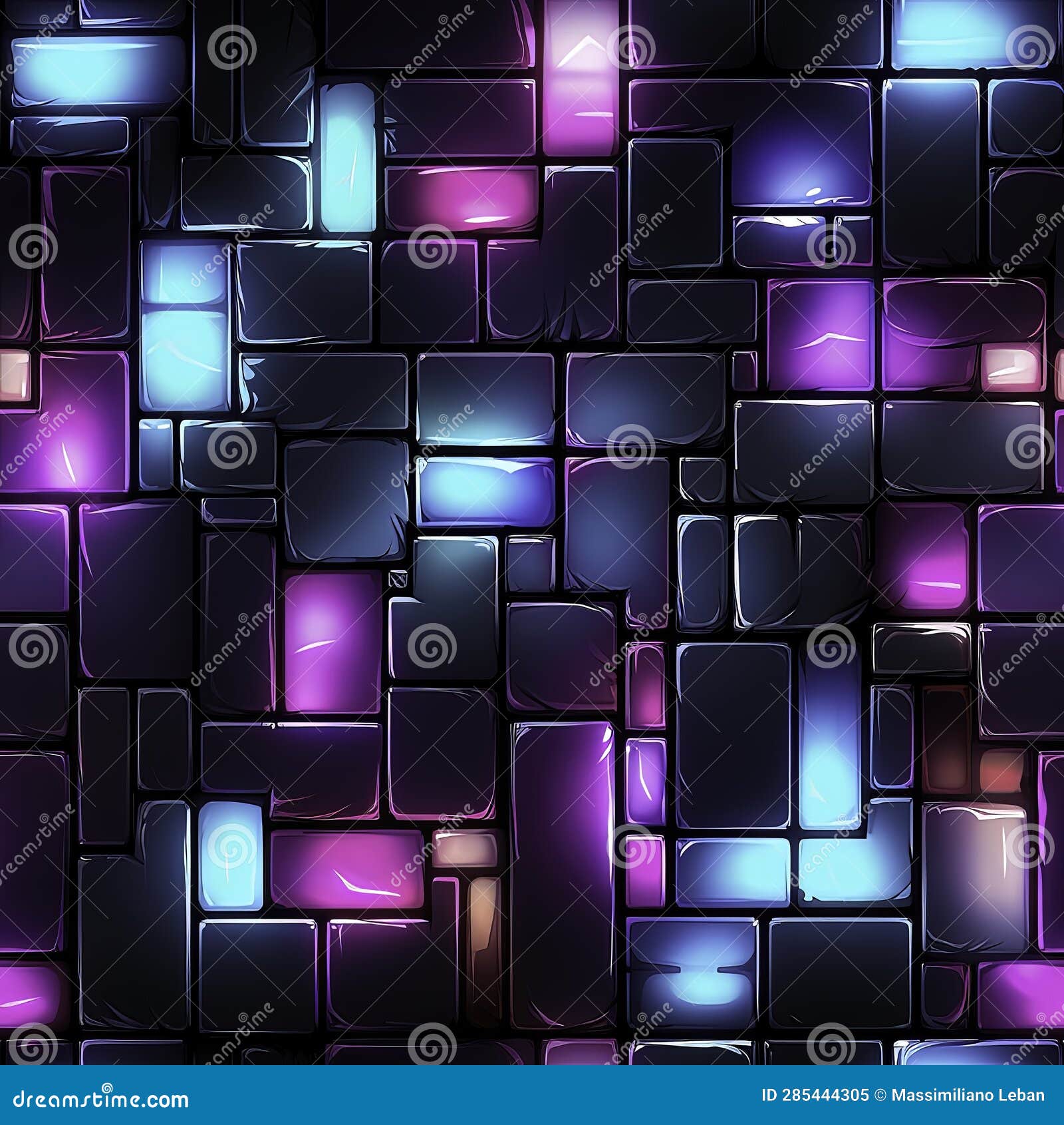 Seamless Tileable Texture Mosaic. Tile Stock Illustration ...