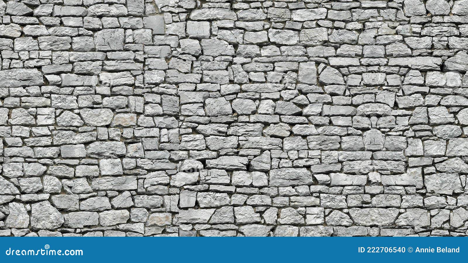 Seamless Tileable Texture of a Rustic Stone Wall Stock Photo - Image of ...