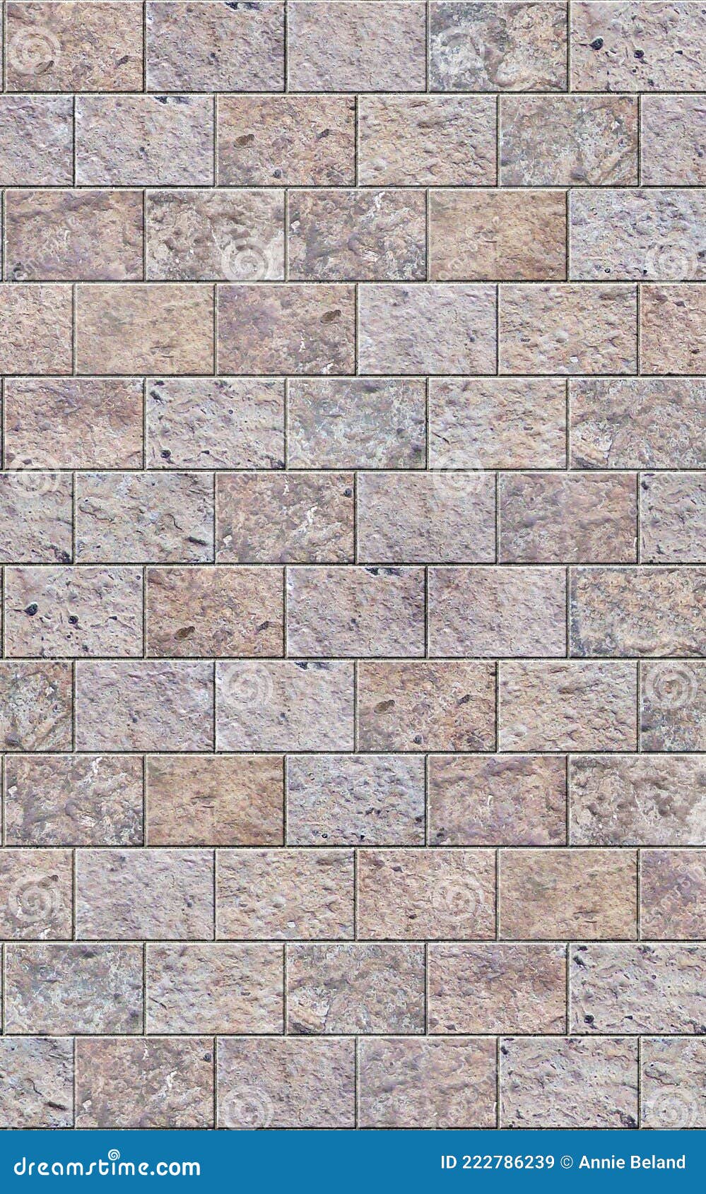 Seamless Tileable Texture Of Stone Wall Blocks Royalty-Free Stock ...
