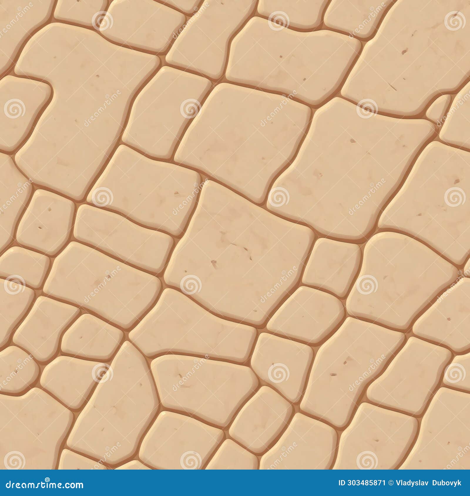 Seamless Tileable Tileable Texture of Natural Stone with Embossed ...