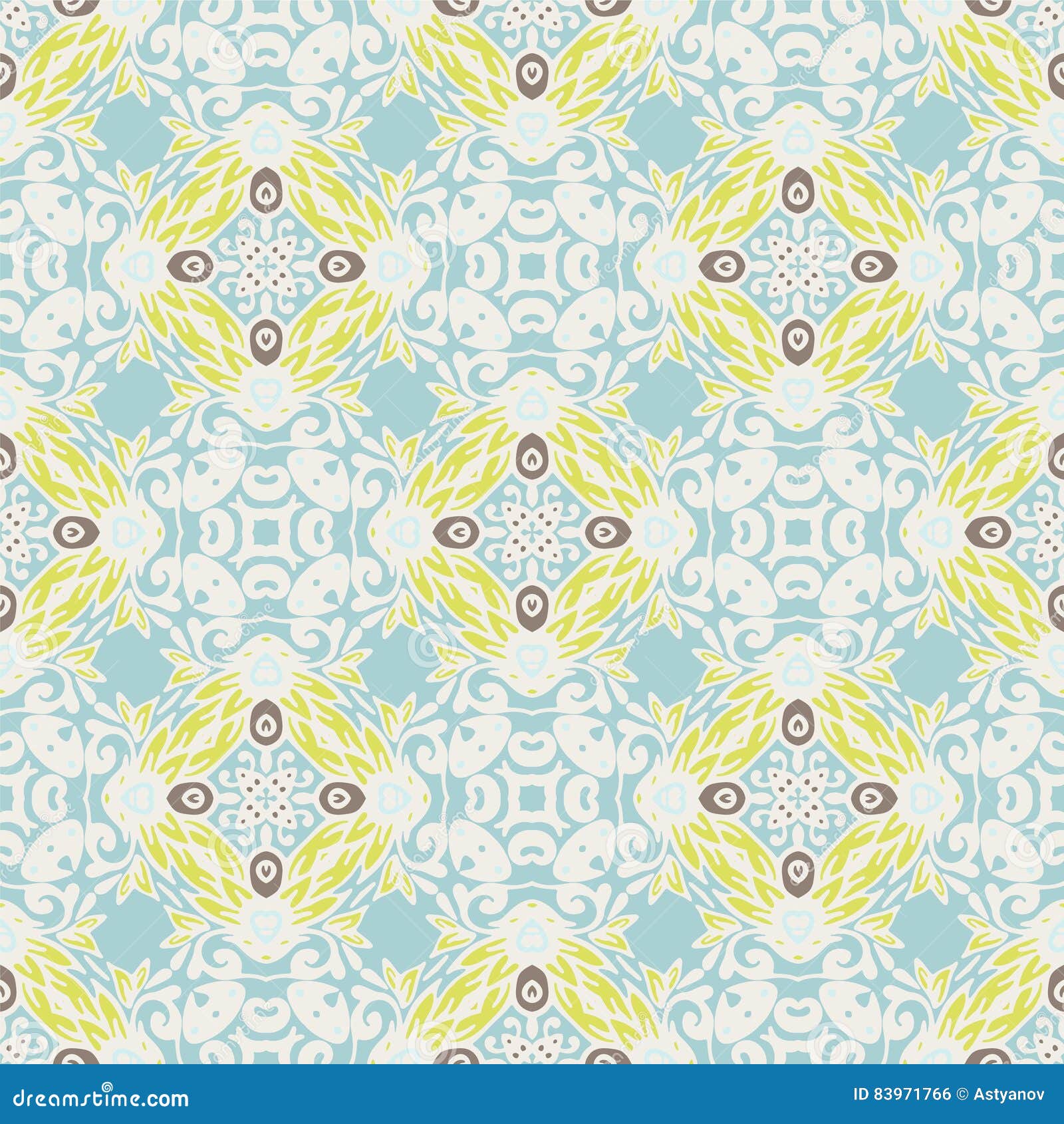 Seamless Tiled Pattern Background Stock Vector - Illustration of ...