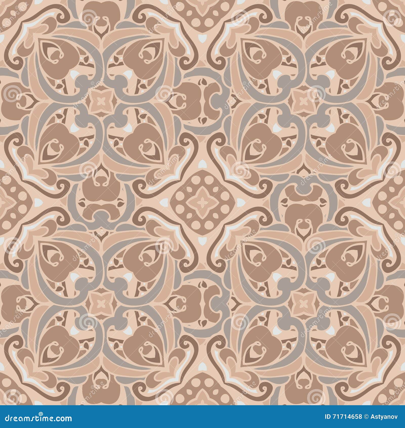 Seamless Tiled Pattern Of Birds Vector Illustration | CartoonDealer.com ...