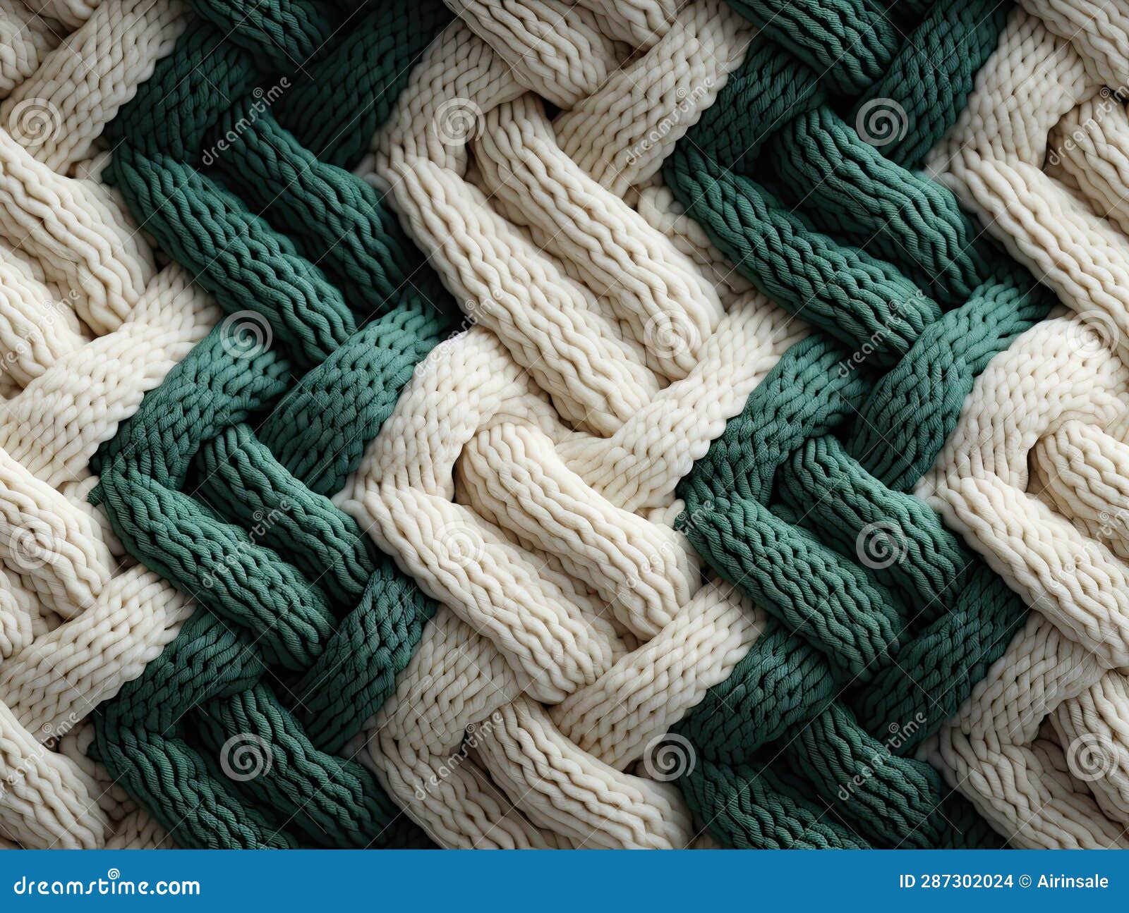 Seamless Tiled Pattern of Wool Knitted Material in Neutral Colors ...