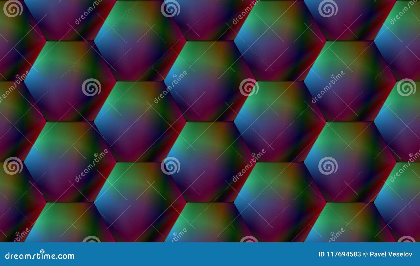 Seamless Tiles from Hexagons Stock Vector - Illustration of seamless ...