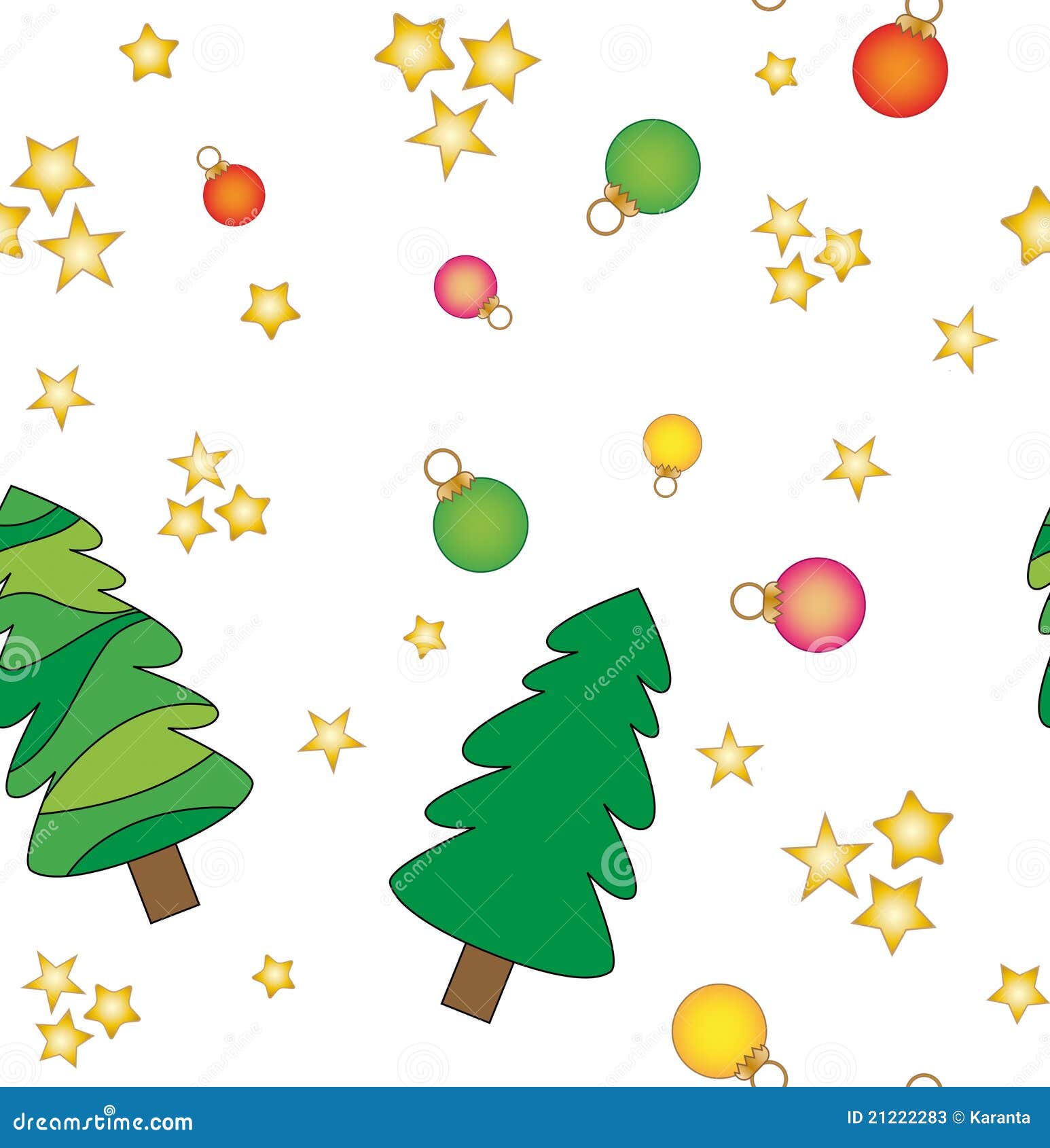 Seamless Tiling Christmas Texture Stock Illustration - Illustration of ...