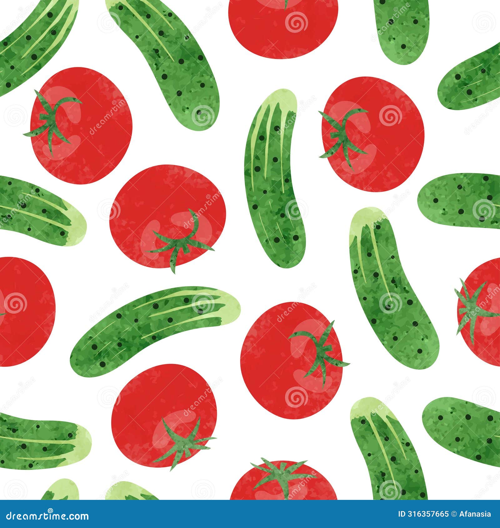 Seamless Tomato Background Cartoon Vector | CartoonDealer.com #20800201