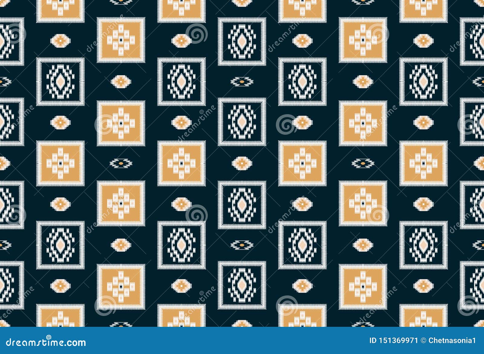 Seamless Traditional Design Background Stock Illustration ...