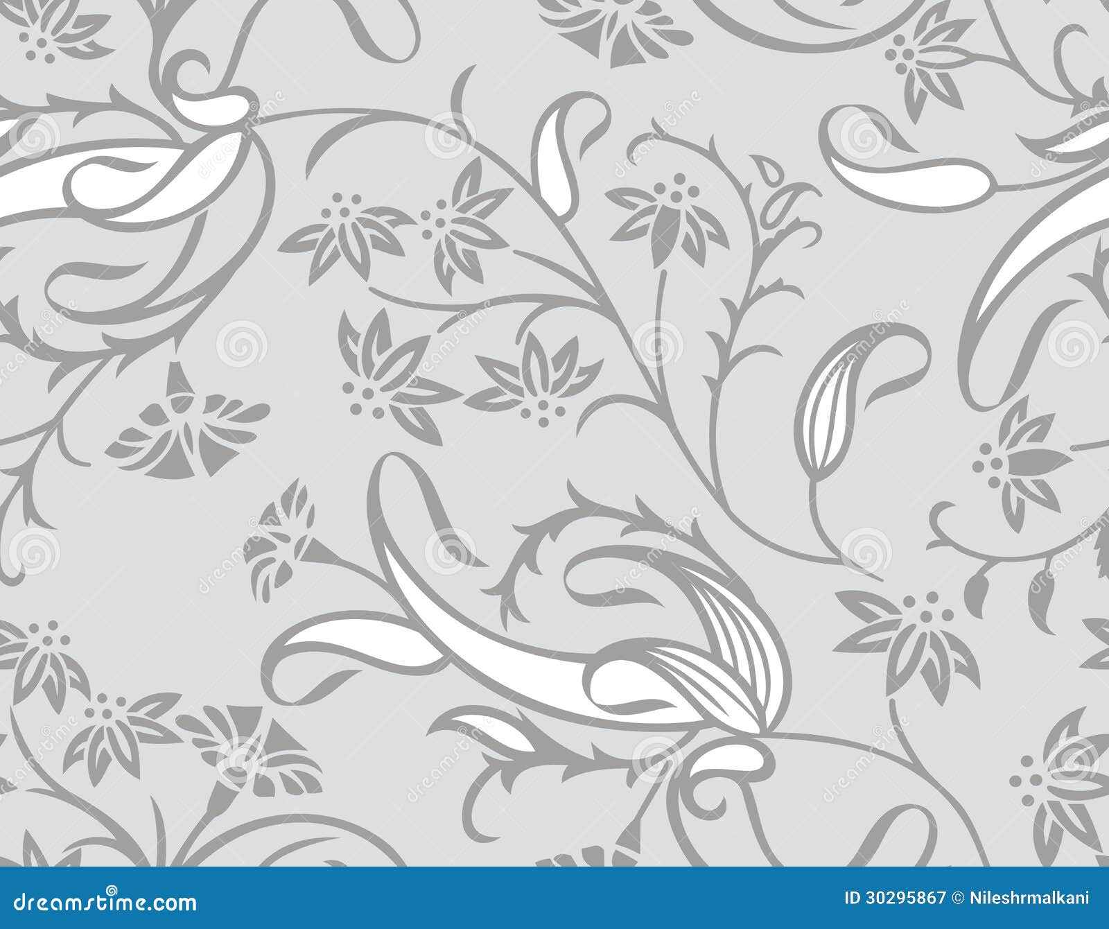 Seamless Traditional Designer Wallpaper Stock Vector - Illustration of ...