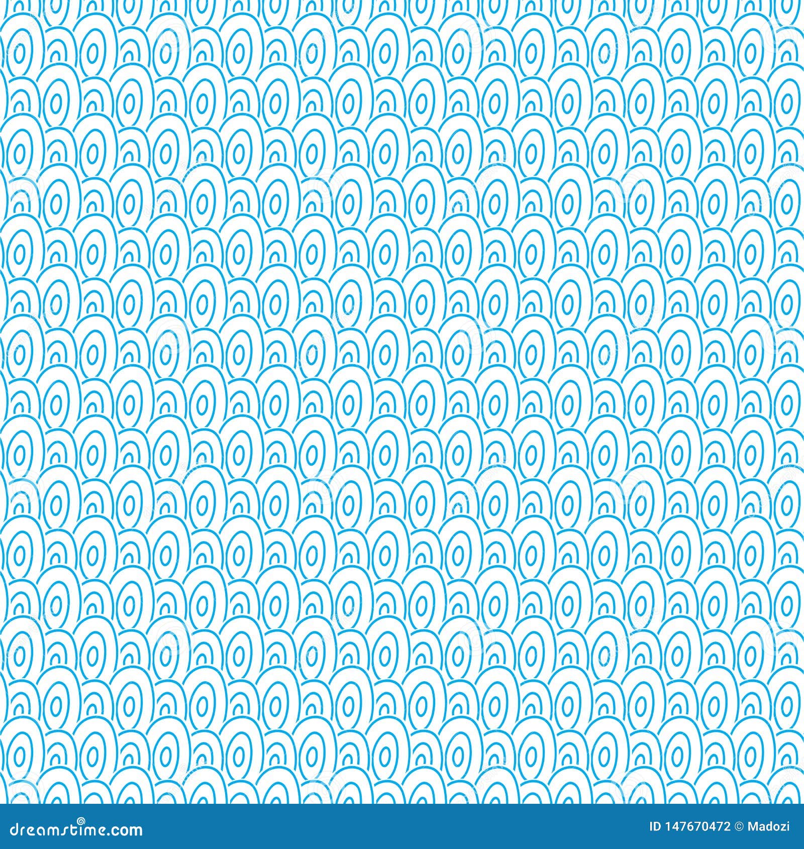 Seamless Traditional Japanese Seigaiha Ocean Wave Pattern Vector ...