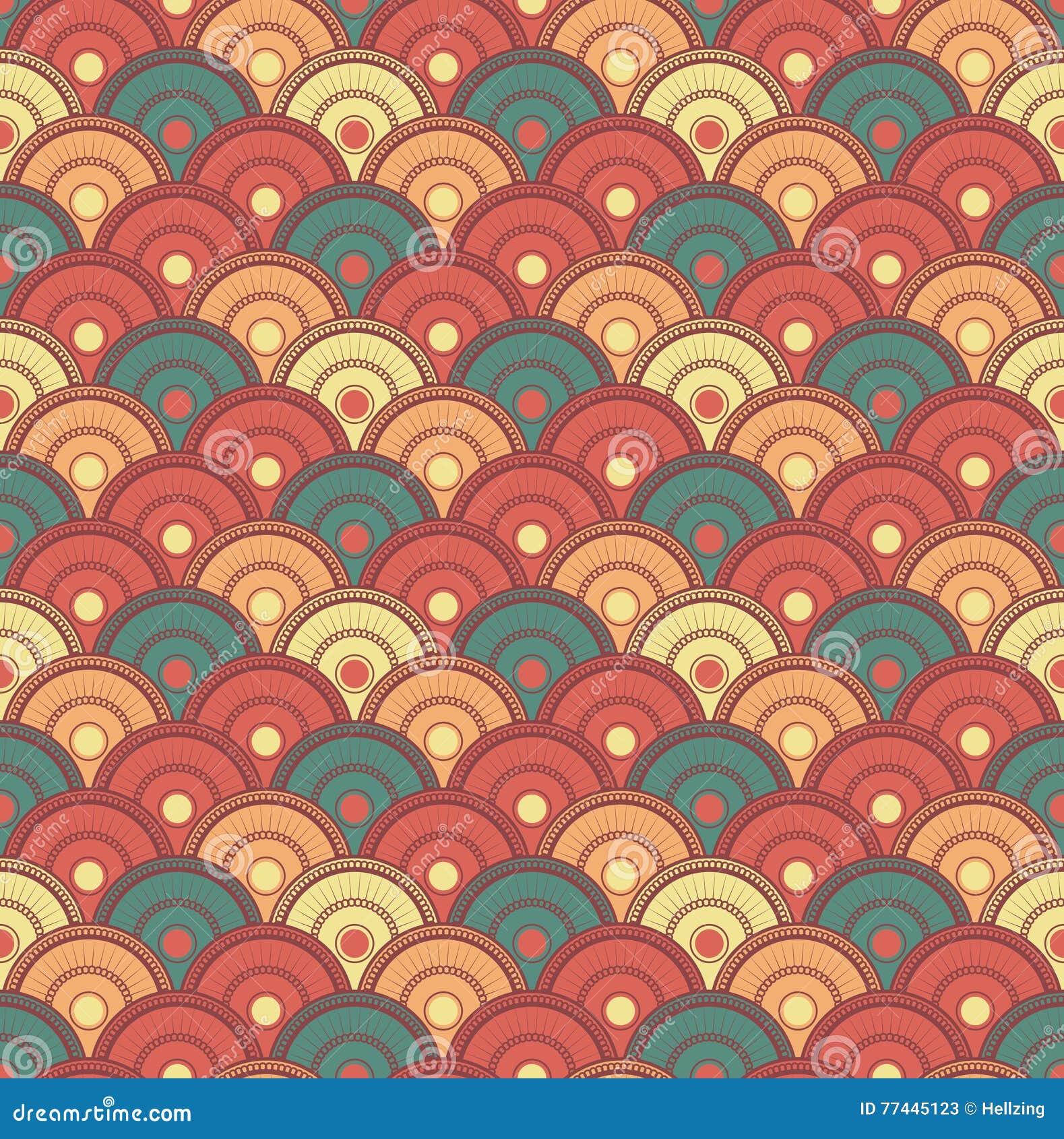 Seamless Traditional Japanese Waves Pattern -Vector Eps8 Stock Vector ...