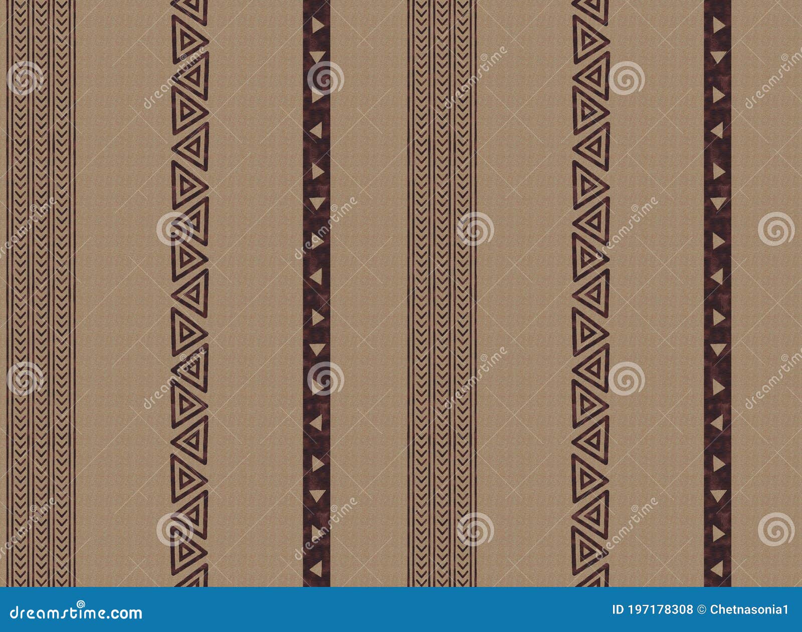 Seamless Traditional Stripe Design Chiku Color Background Stock ...
