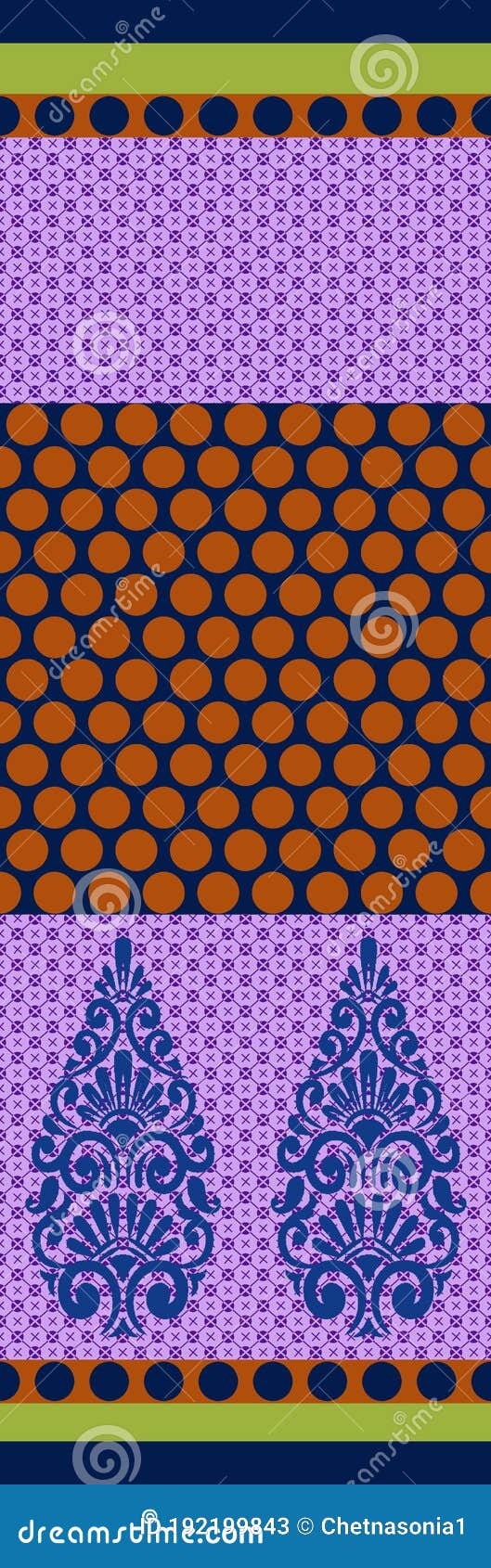 Seamless Traditional Textile Saree Design Decorative Pattern Background ...