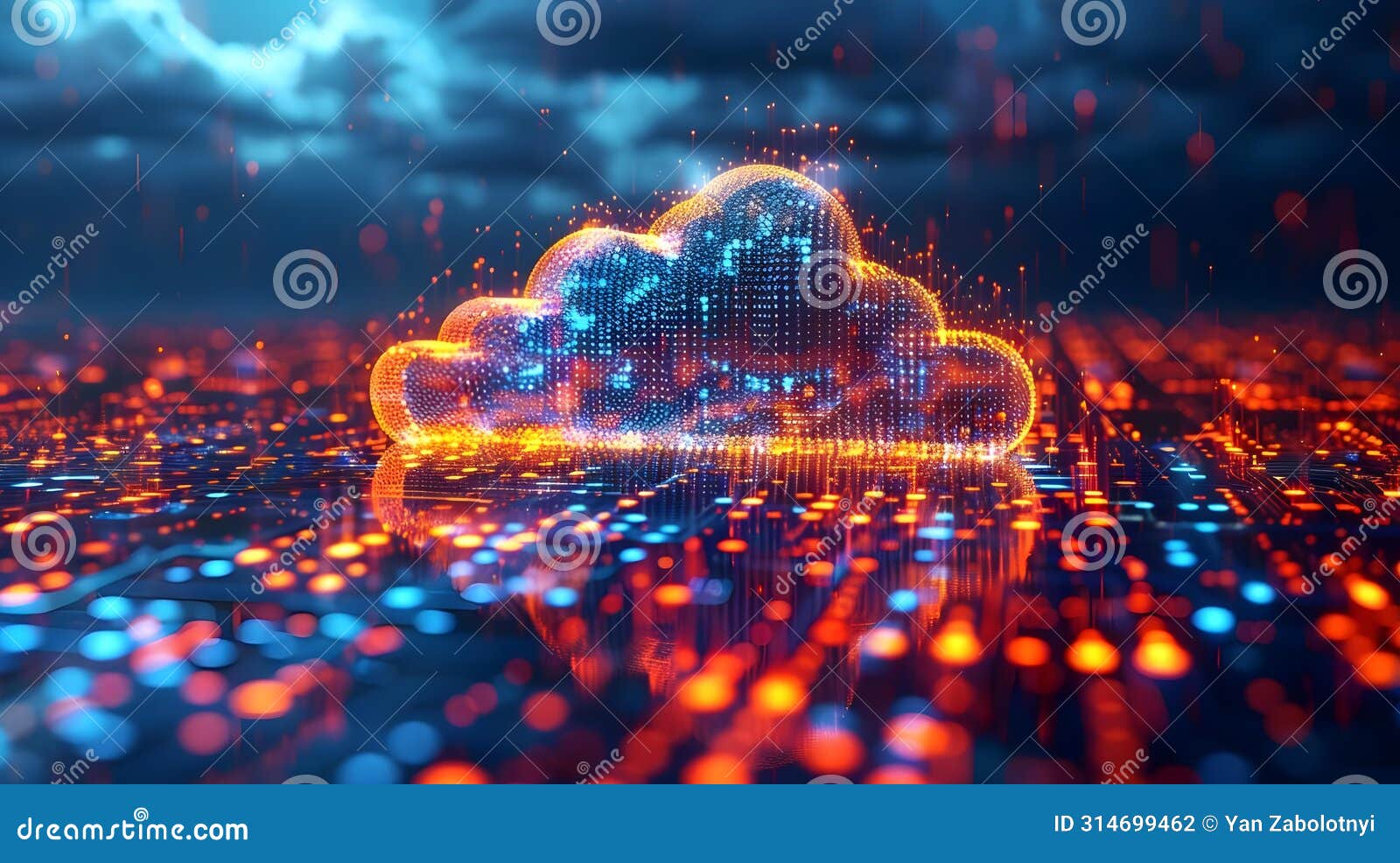 Seamless Transition: Legacy Apps To Private Cloud. Concept Legacy Apps ...