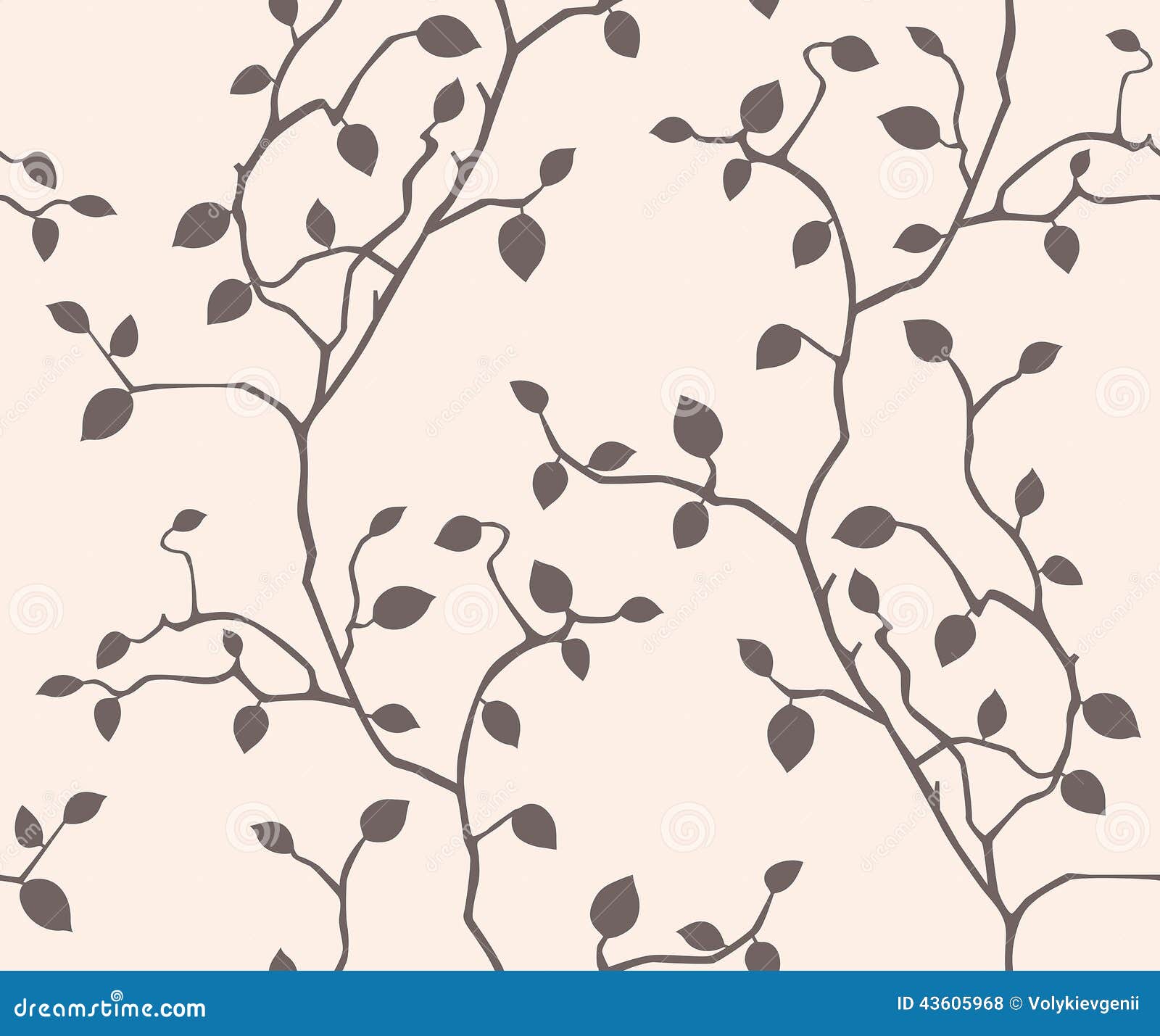 Seamless tree stock vector. Illustration of textured - 43605968