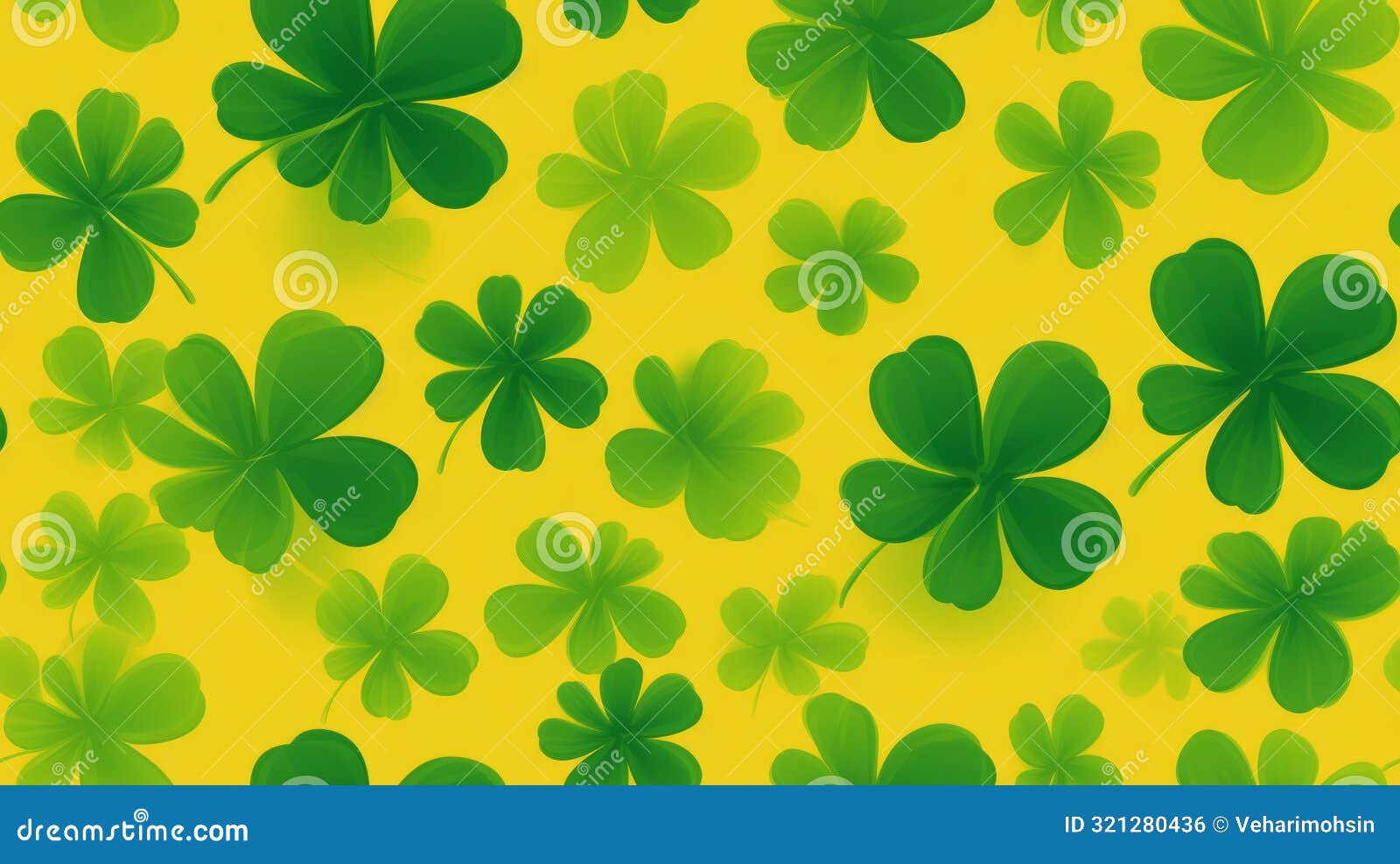 Seamless Qua Trefoil Seamless Texture With Circles Vector Illustration ...