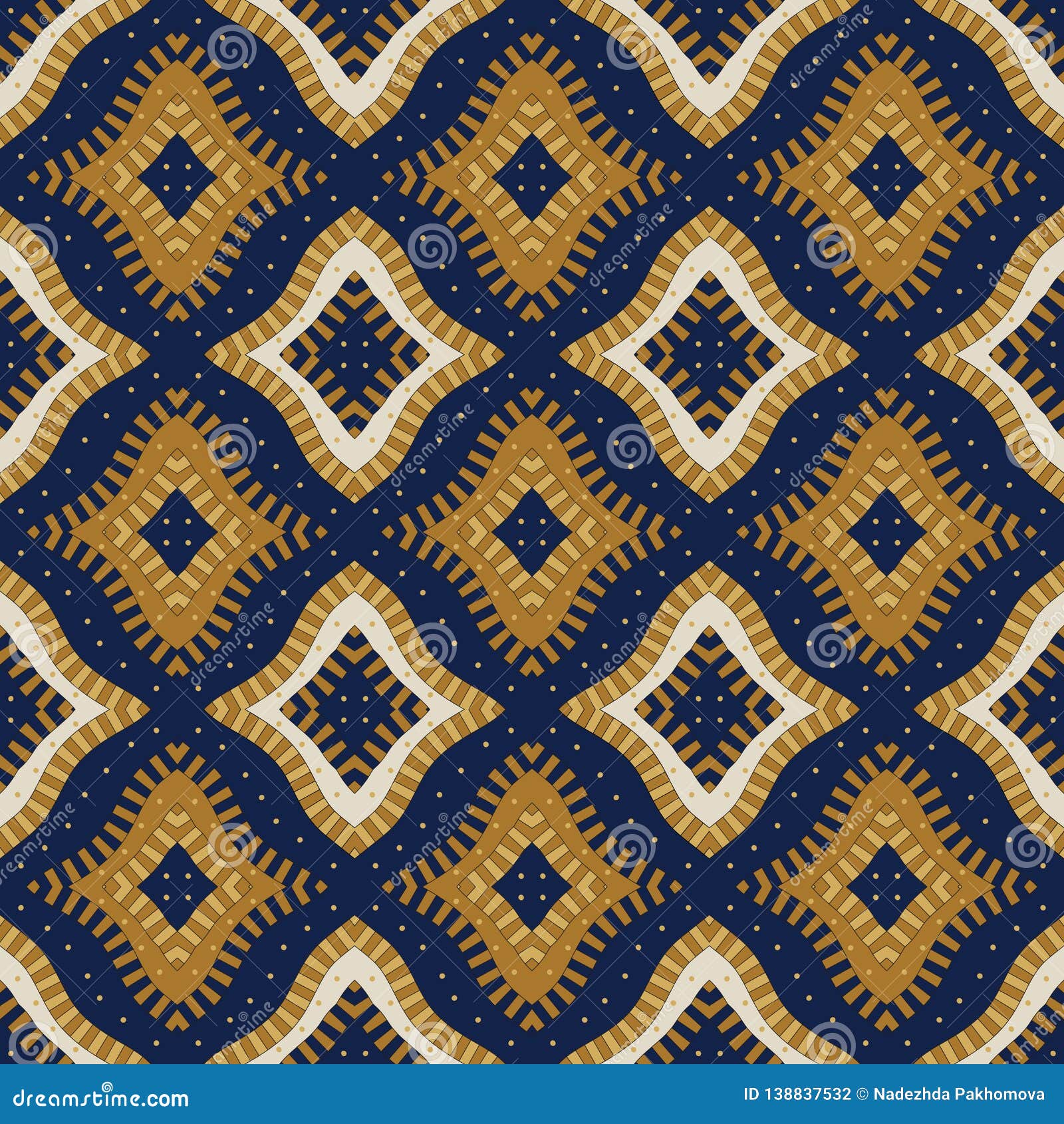 Small Geometric Pattern Painted by Hand Stock Vector - Illustration of ...