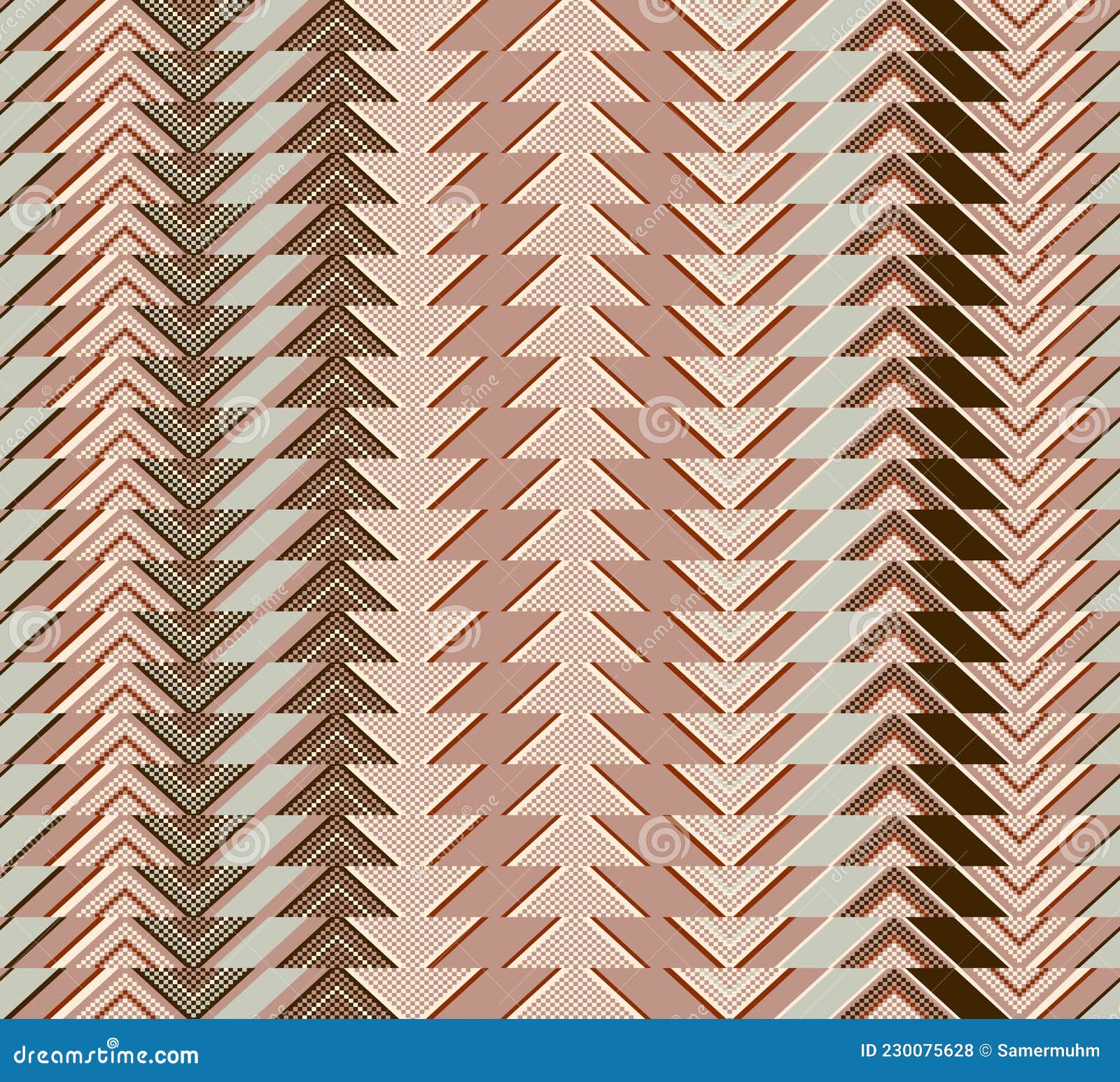 Seamless Trendy Abstract Design, Colored Small Squares Pattern Ready ...