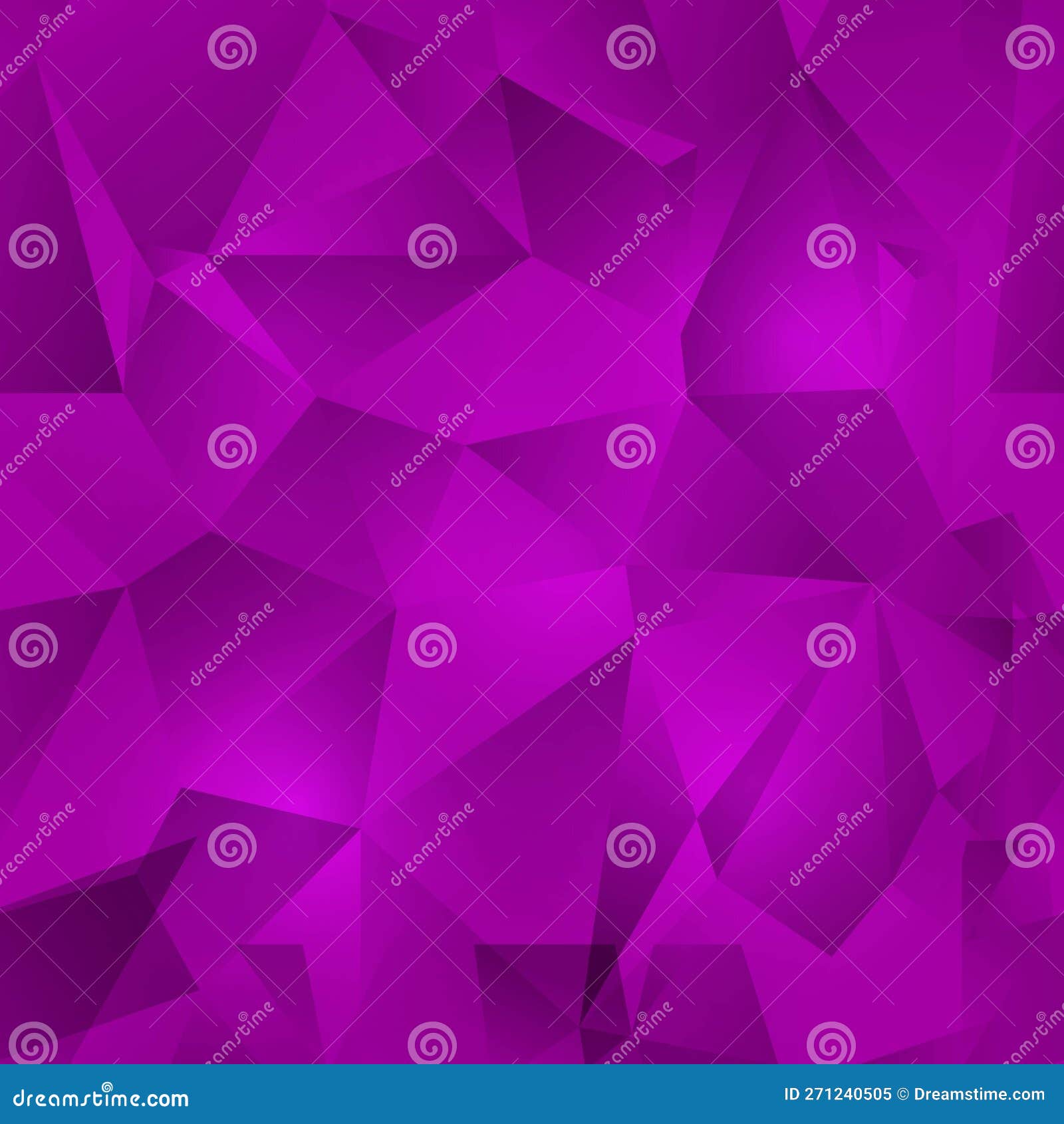 Purple Color Seamless Triangle Geometric Pattern Illustration Stock ...