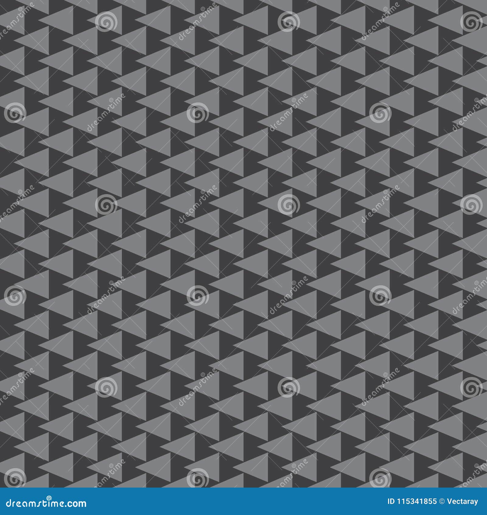 Seamless Triangle Pattern Background Stock Illustration - Illustration ...