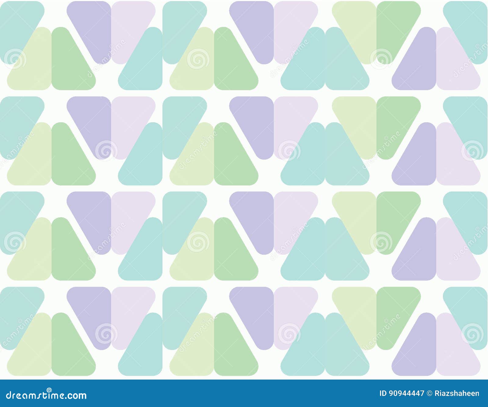 Seamless Triangle Pattern with Round Corners No Auto Pattern Stock ...