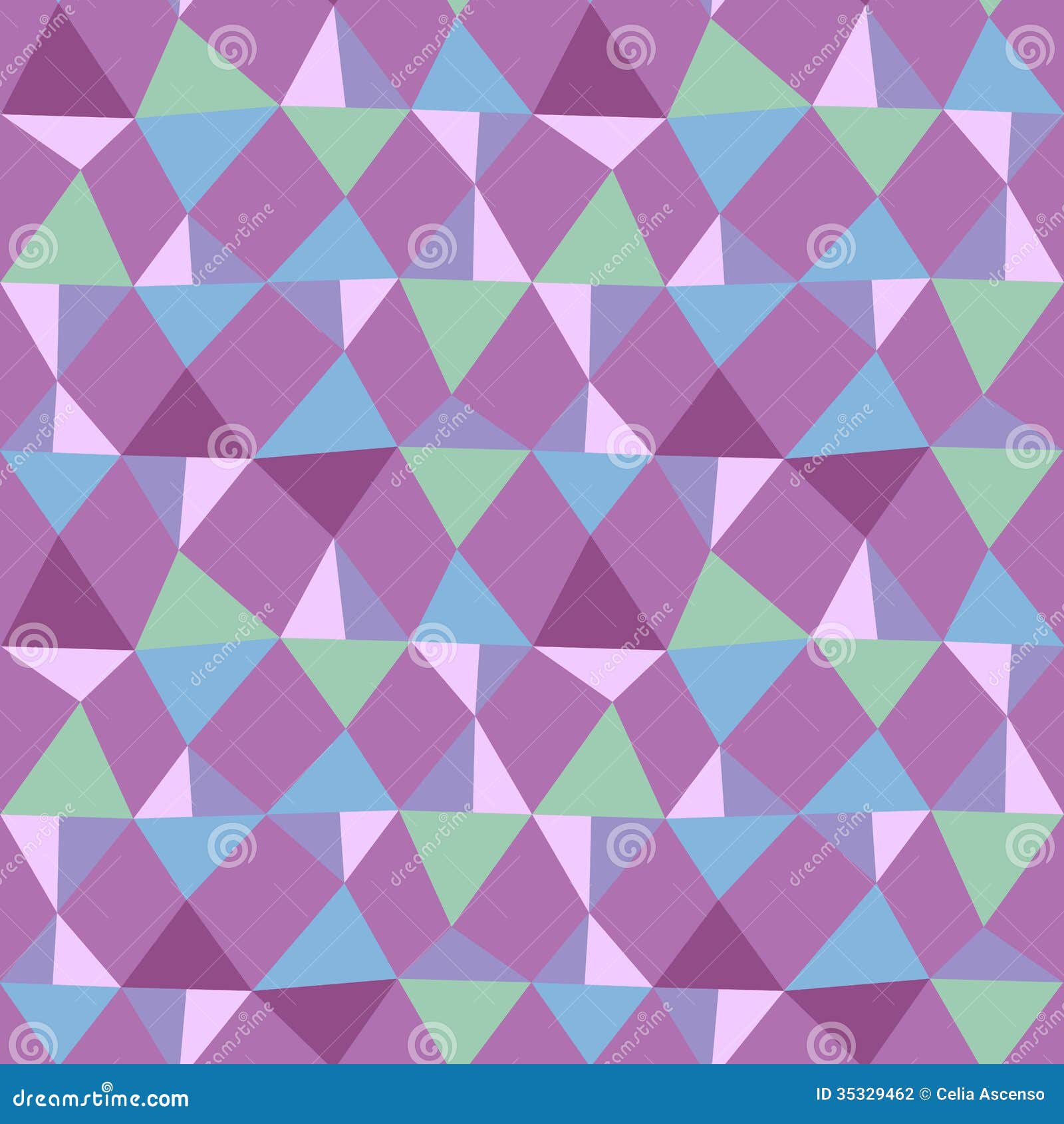 Seamless Triangles Background Pattern Stock Illustration - Illustration ...