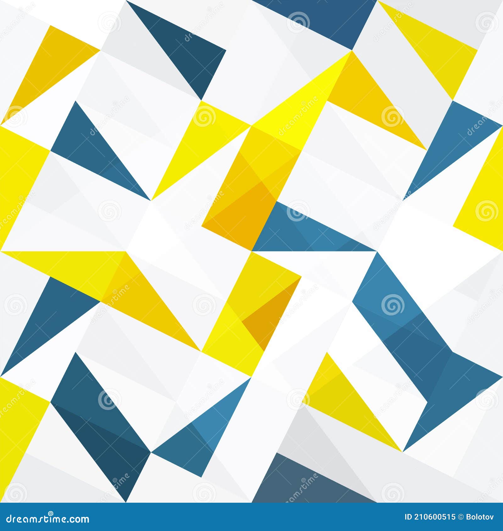 Seamless Triangles Background Stock Vector - Illustration of design ...