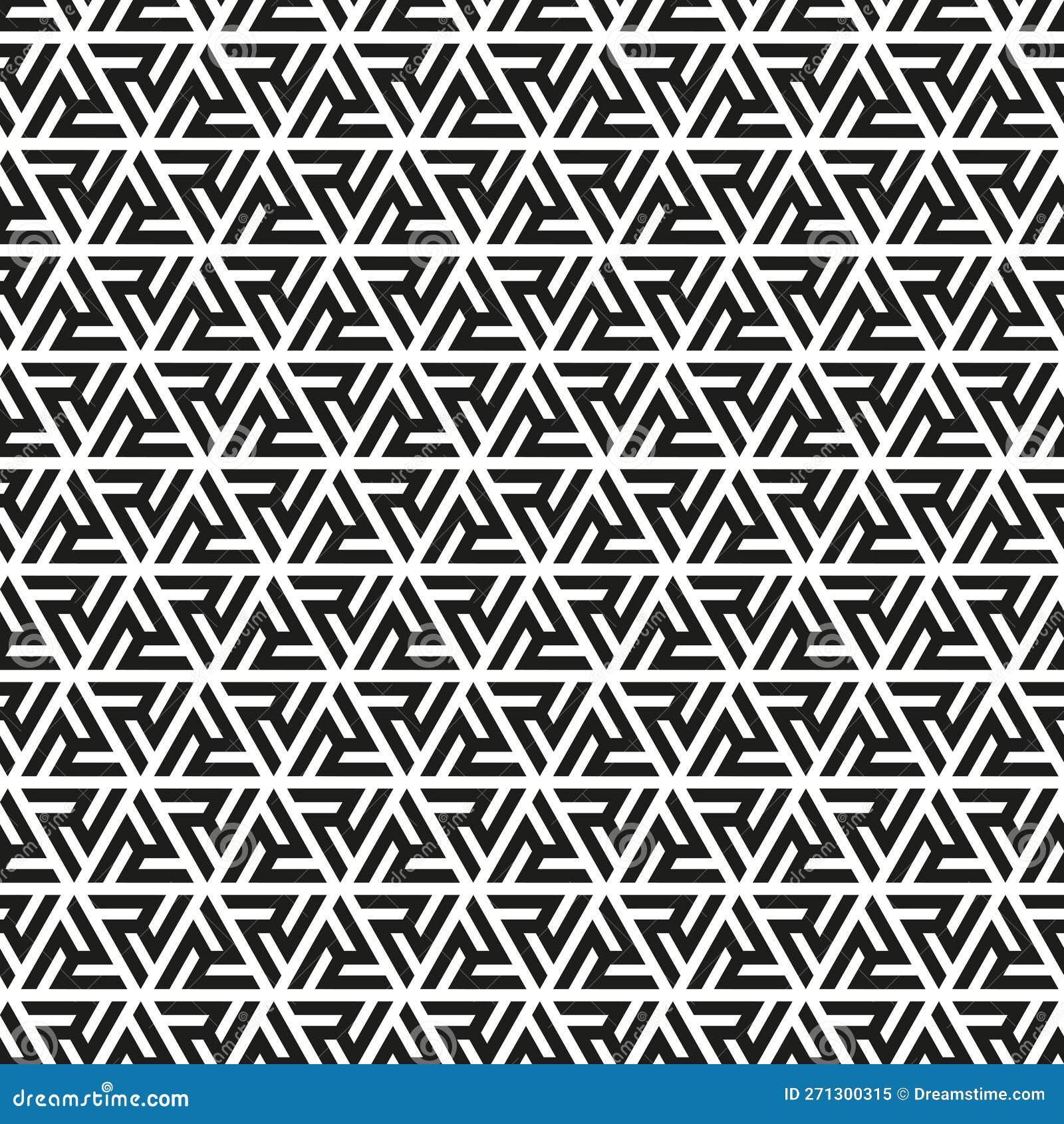 Seamless Abstract Geometric Triangular Weave Pattern Stock Vector ...