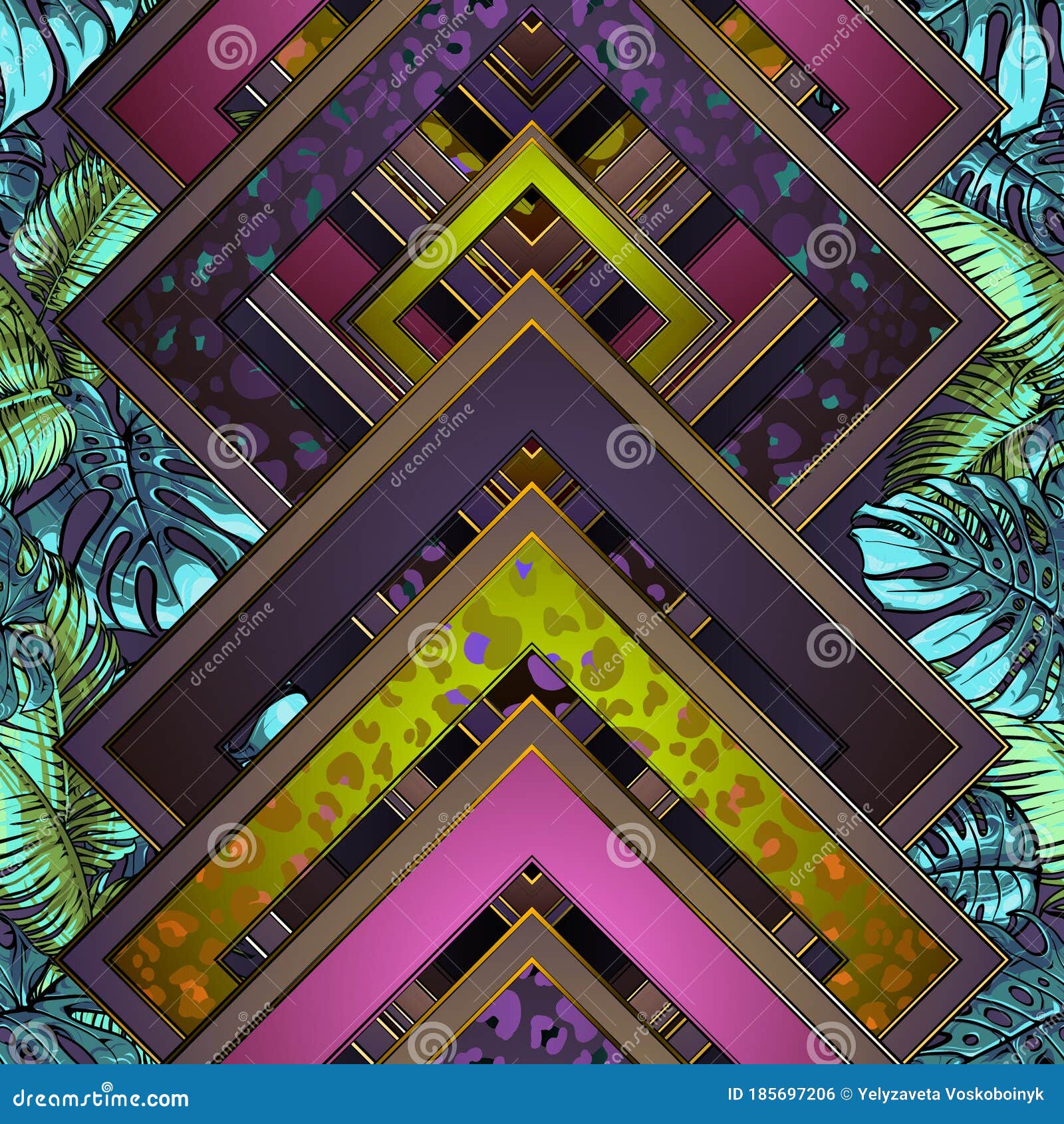 Seamless Tropical Texture Stock Photography | CartoonDealer.com #185697206