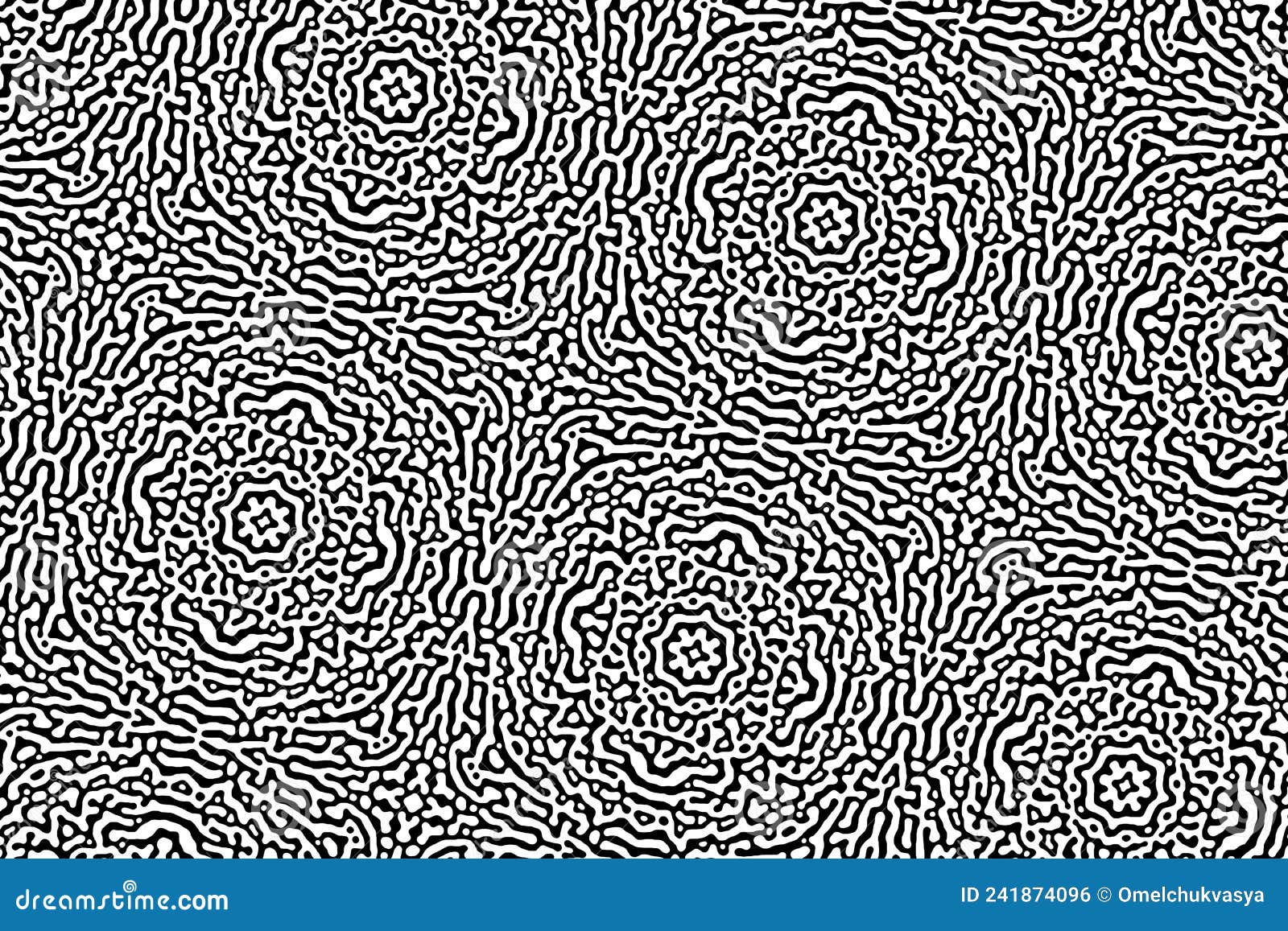 Seamless Turing Pattern. Texture Background Vector Illustration ...