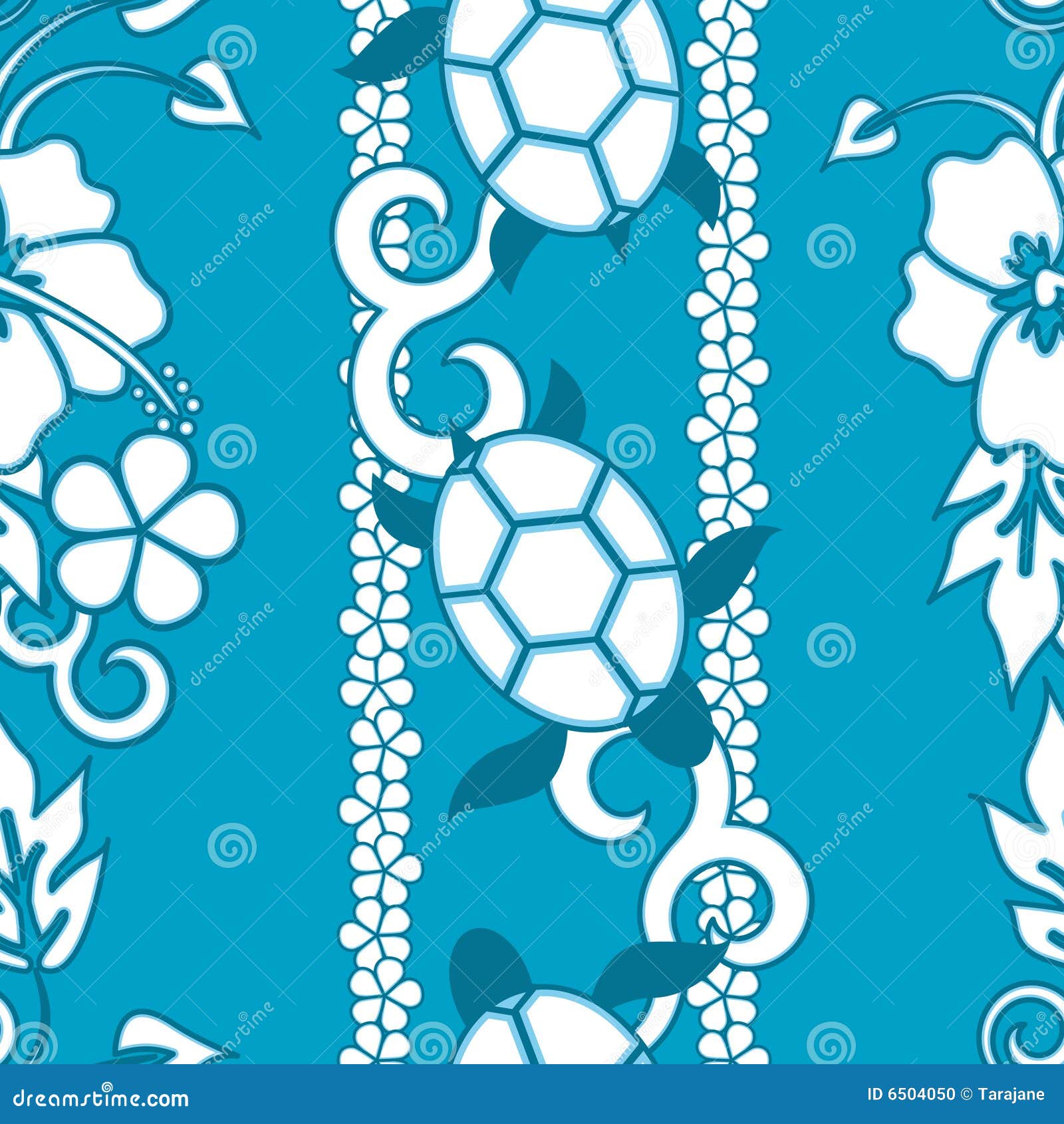 Seamless Turtle Pattern stock vector. Illustration of tourist - 6504050