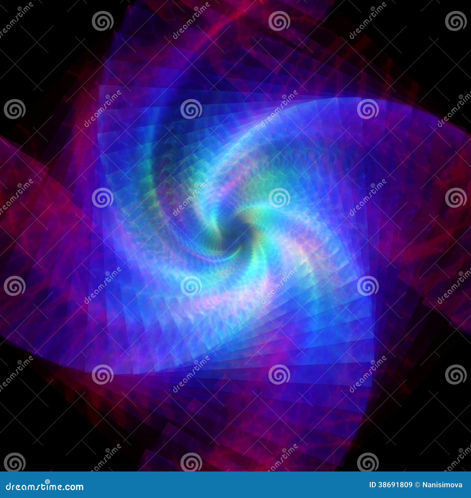 Seamless Twirl Background Square Stock Illustration - Illustration of ...