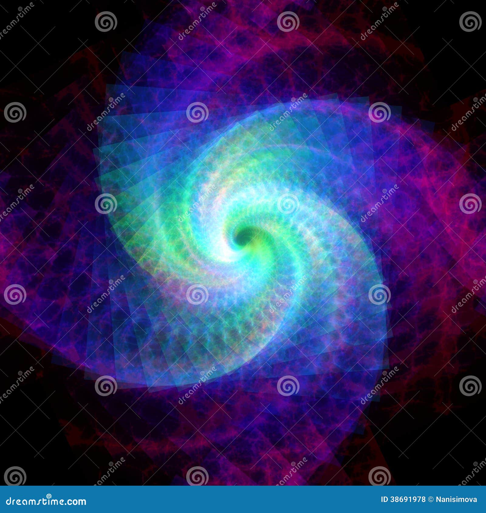 Seamless Twirl Background Stepped Stock Illustration - Illustration of ...