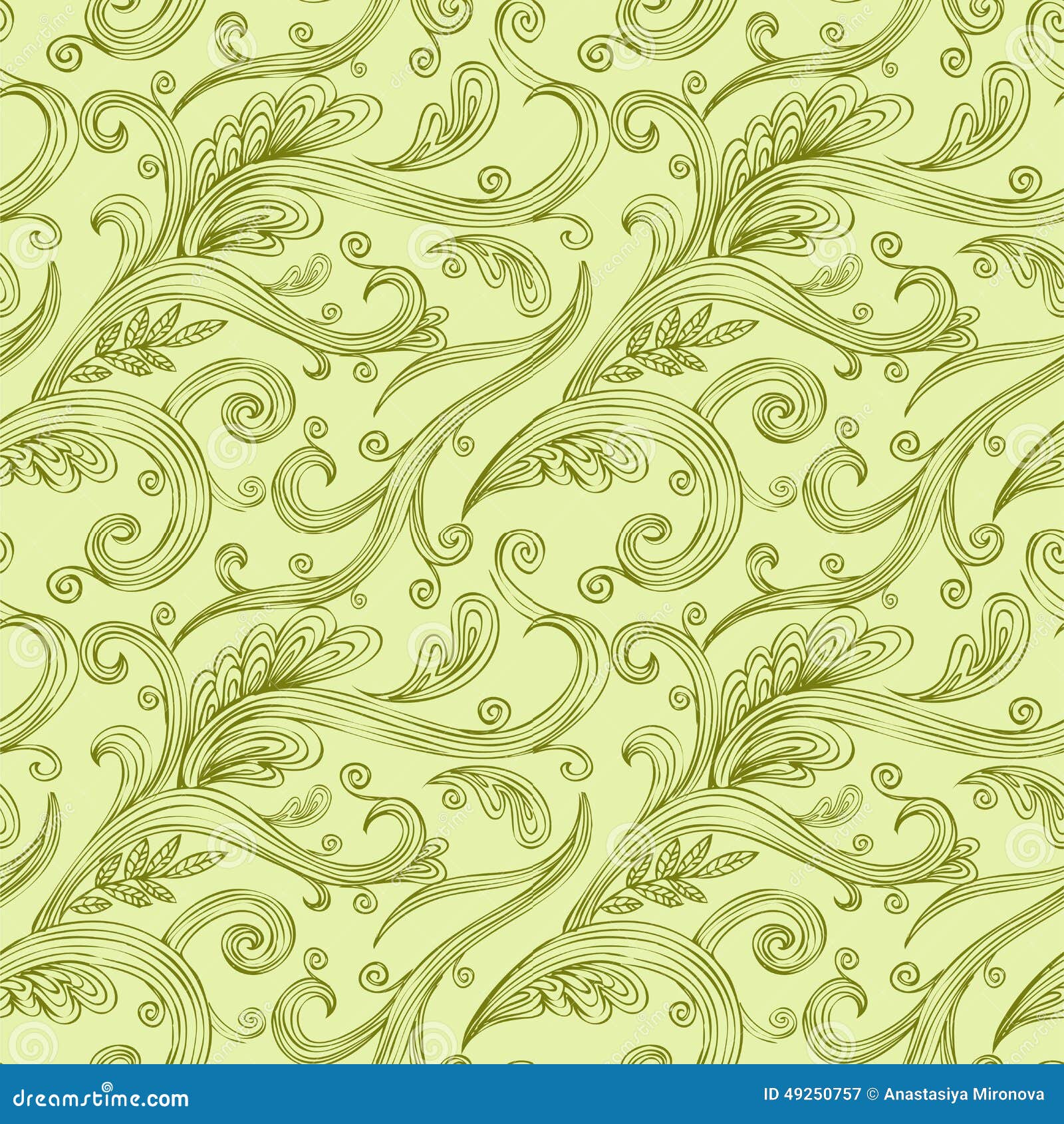 Seamless twirl Pattern stock vector. Illustration of abstract - 49250757