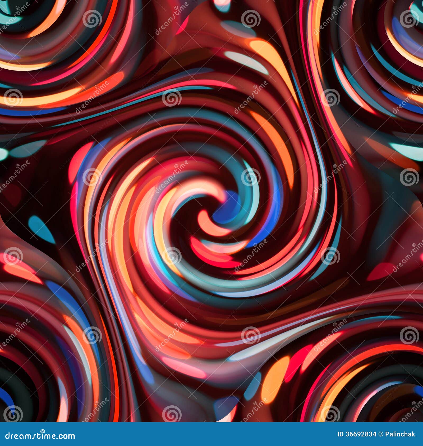 Seamless twirls abstract stock illustration. Illustration of original ...