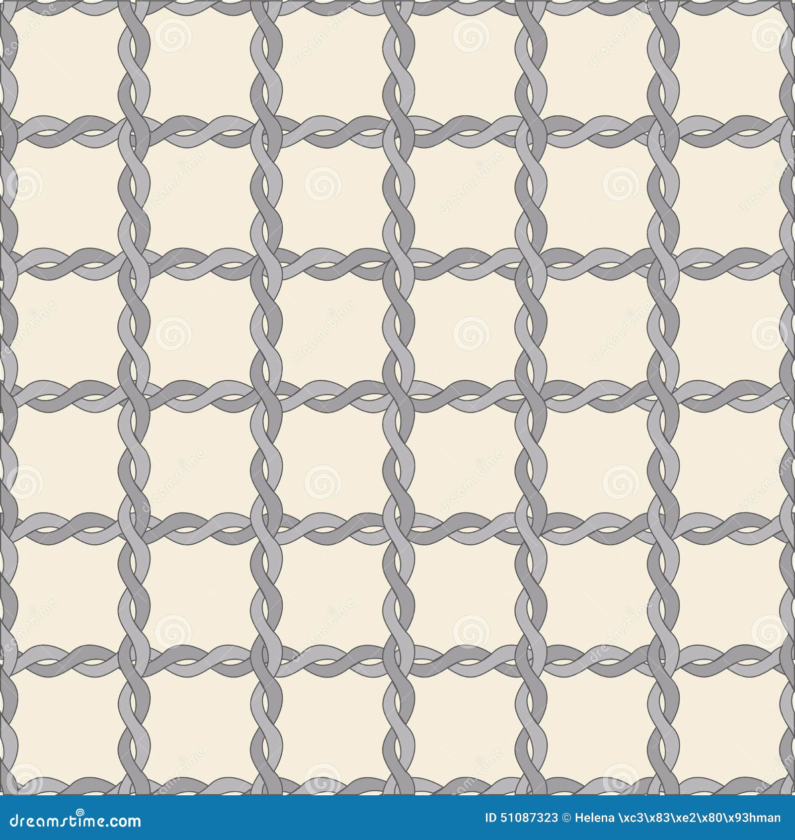 Seamless Twisted Rope Pattern Stock Vector - Illustration of print ...