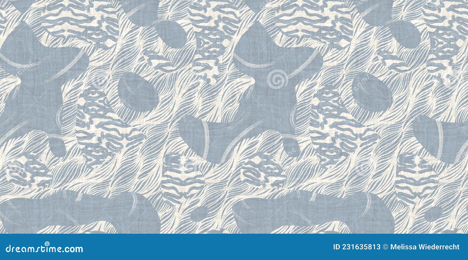 Seamless Two Tone Hand Drawn Brushed Effect Pattern Border Swatch Stock ...