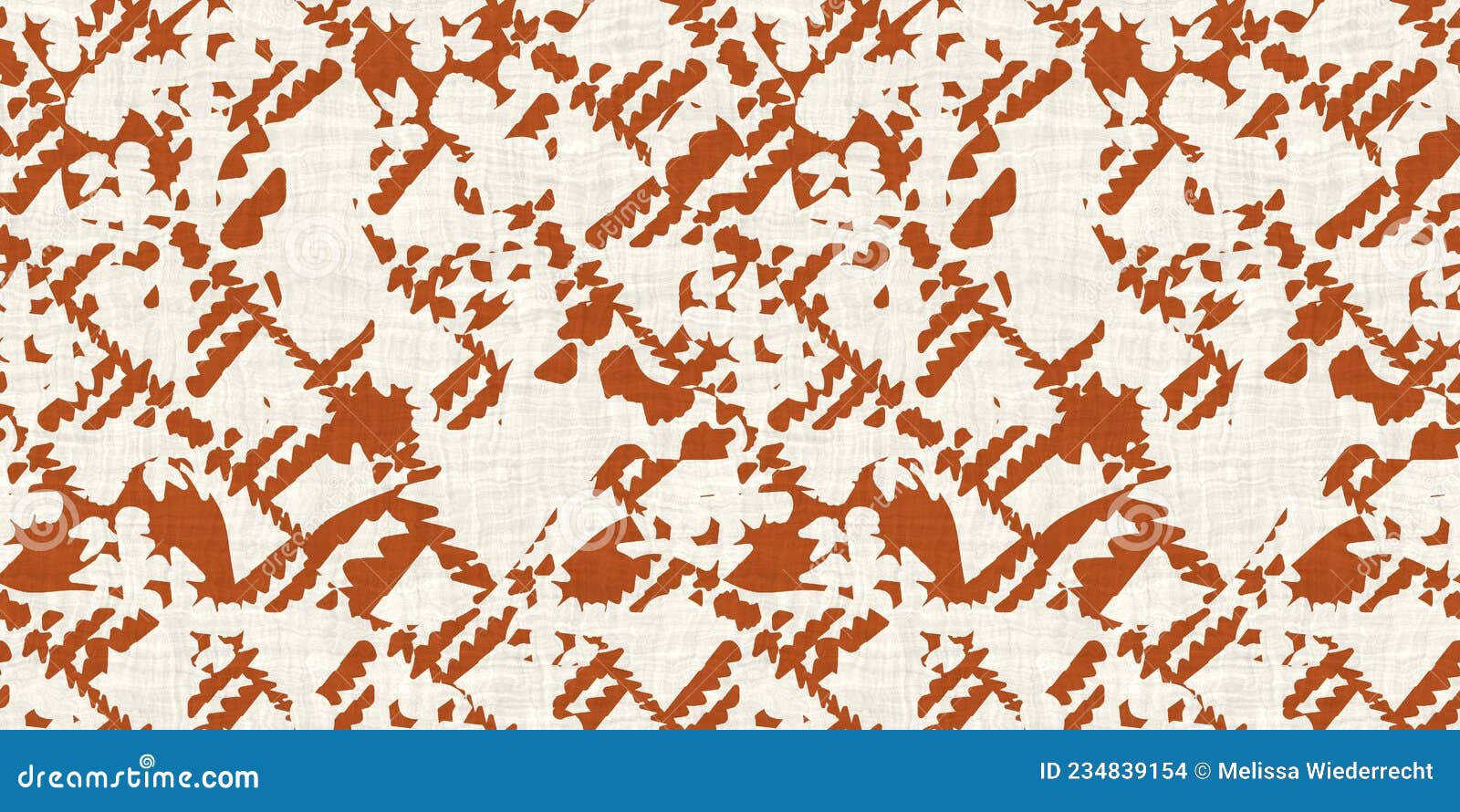 Seamless Two Tone Hand Drawn Brushed Effect Pattern Border Swatch Stock ...