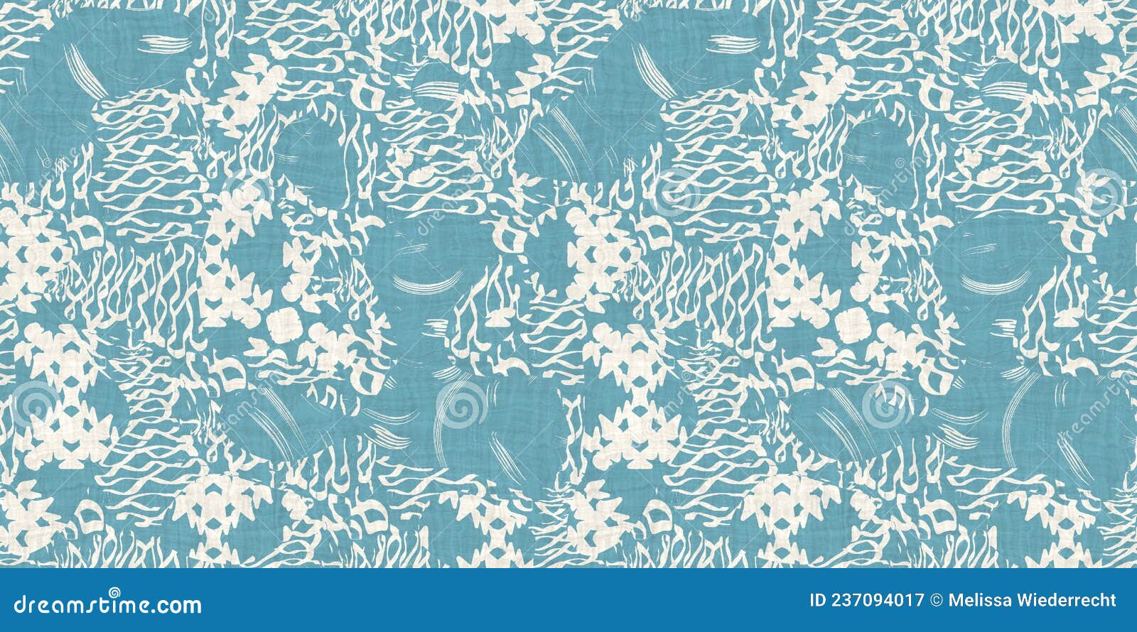 Seamless Two Tone Hand Drawn Brushed Effect Pattern Border Swatch Stock ...