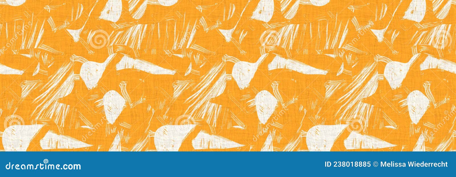 Seamless Two Tone Hand Drawn Brushed Effect Pattern Border Swatch Stock ...