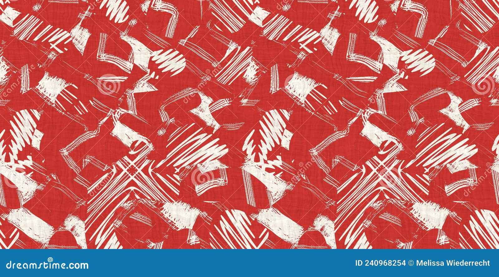 Seamless Two Tone Hand Drawn Brushed Effect Pattern Border Swatch Stock ...