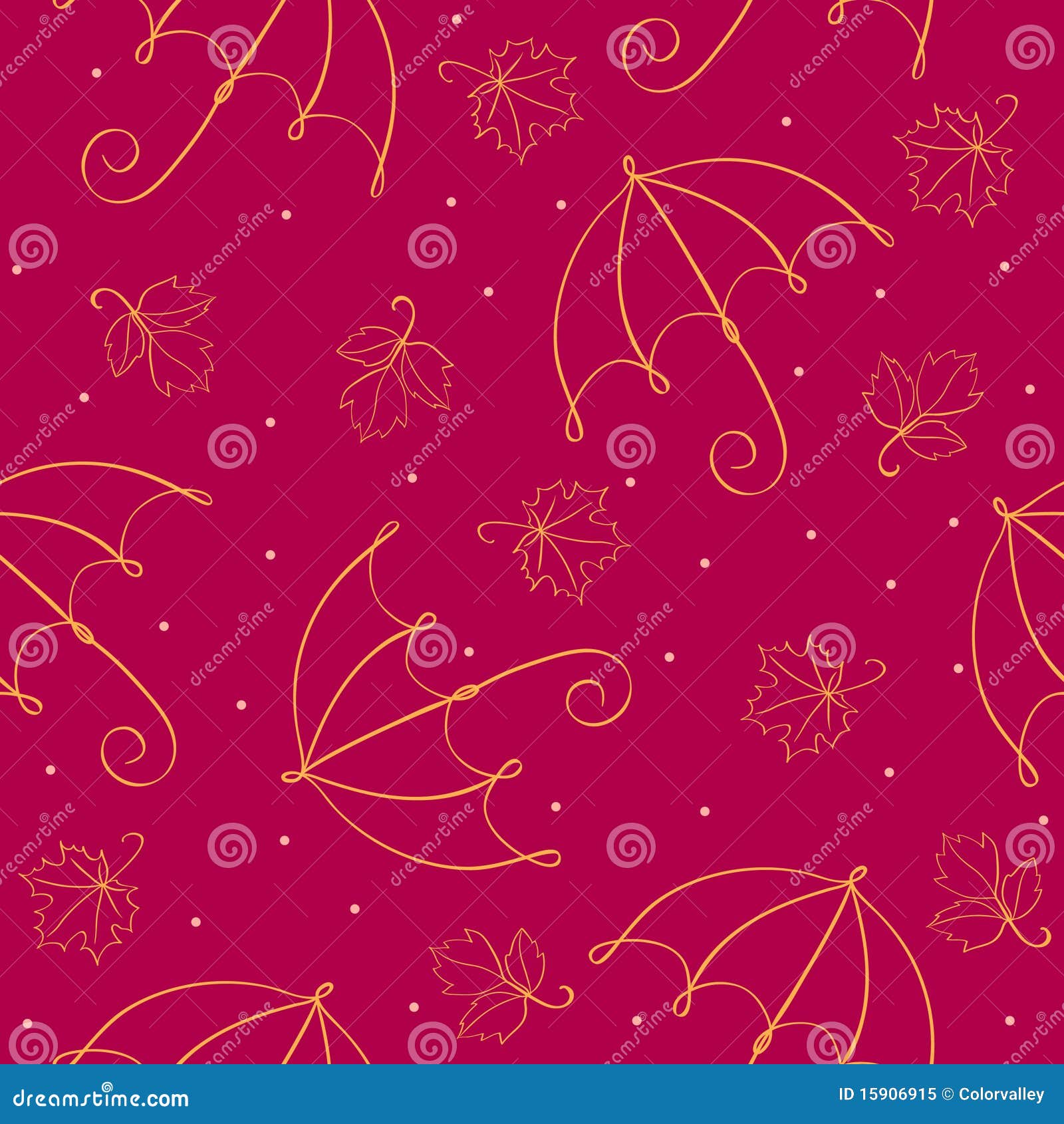 Seamless umbrella pattern stock vector. Illustration of drawing - 15906915