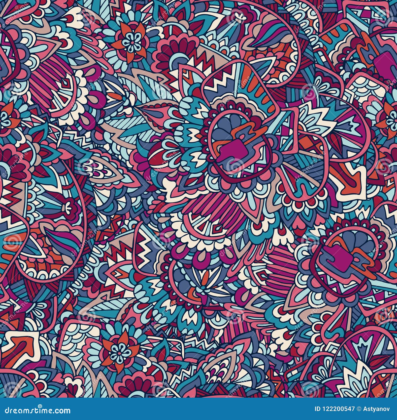 Abstract Unusual Grunge Seamless Pattern Stock Vector - Illustration of ...