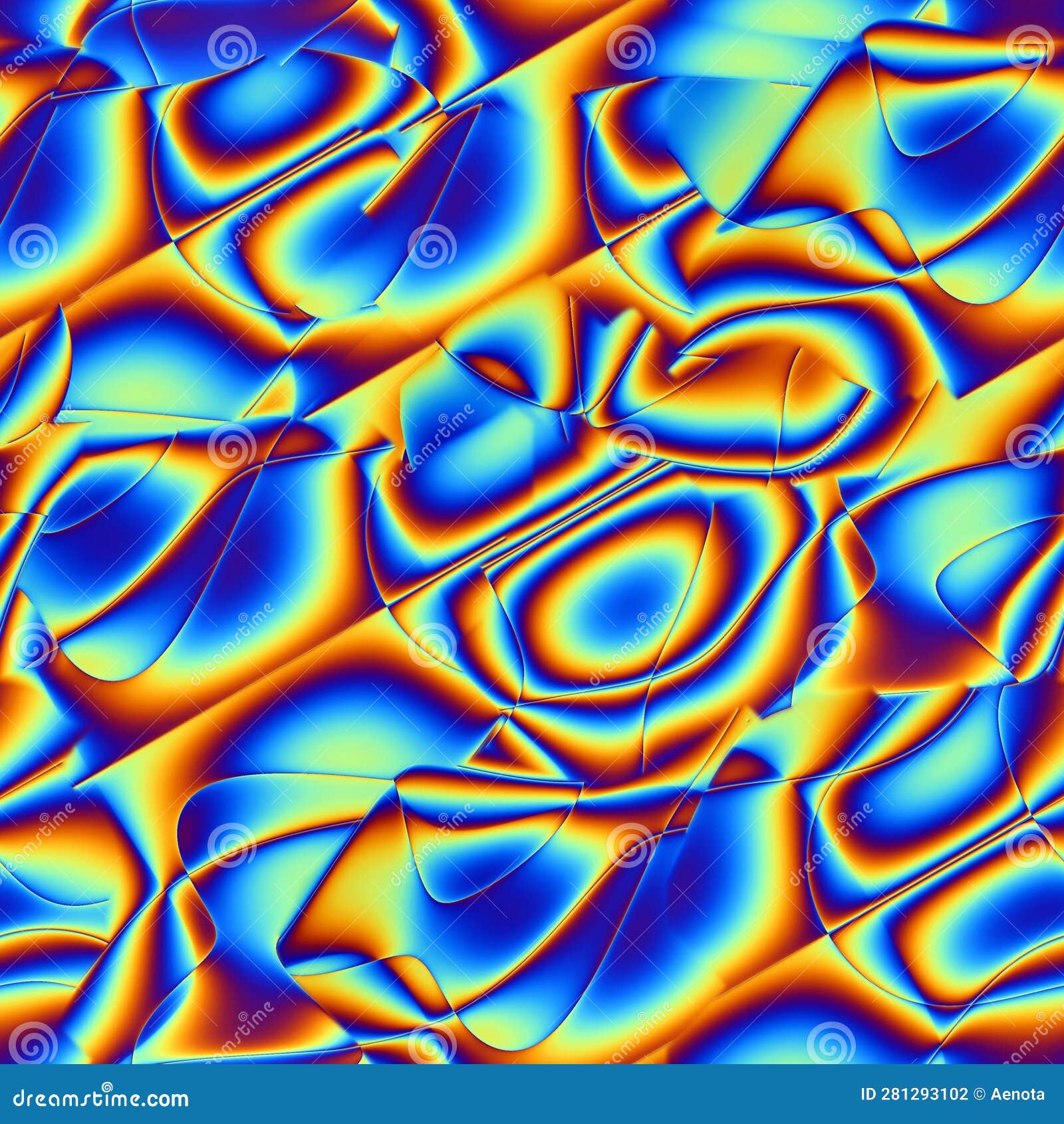 Seamless Varicoloured Scribble Texture Stock Illustration ...