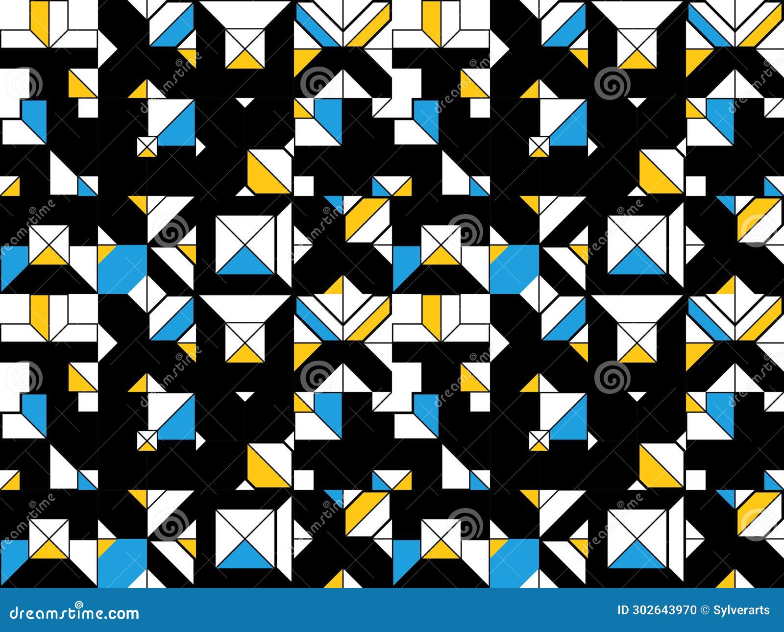 Seamless Vector Abstract Background in Pink Color, Geometric Seamless ...